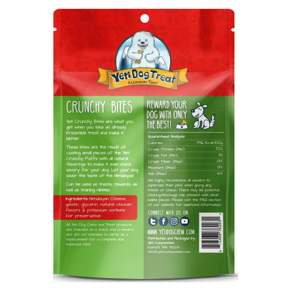 Yeti Pork Crunchy Bites Yak Cheese Treats 4oz - Walmart.com