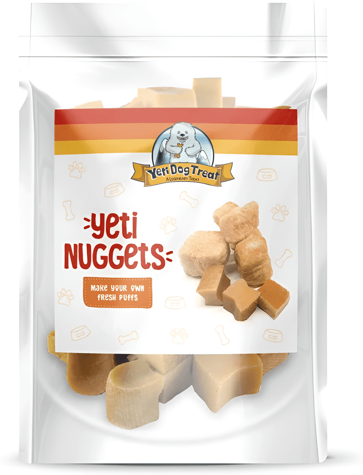 Yeti Dog Chew Refill Nuggets for Puff and Play Toys, Natural Yak Cheese ...
