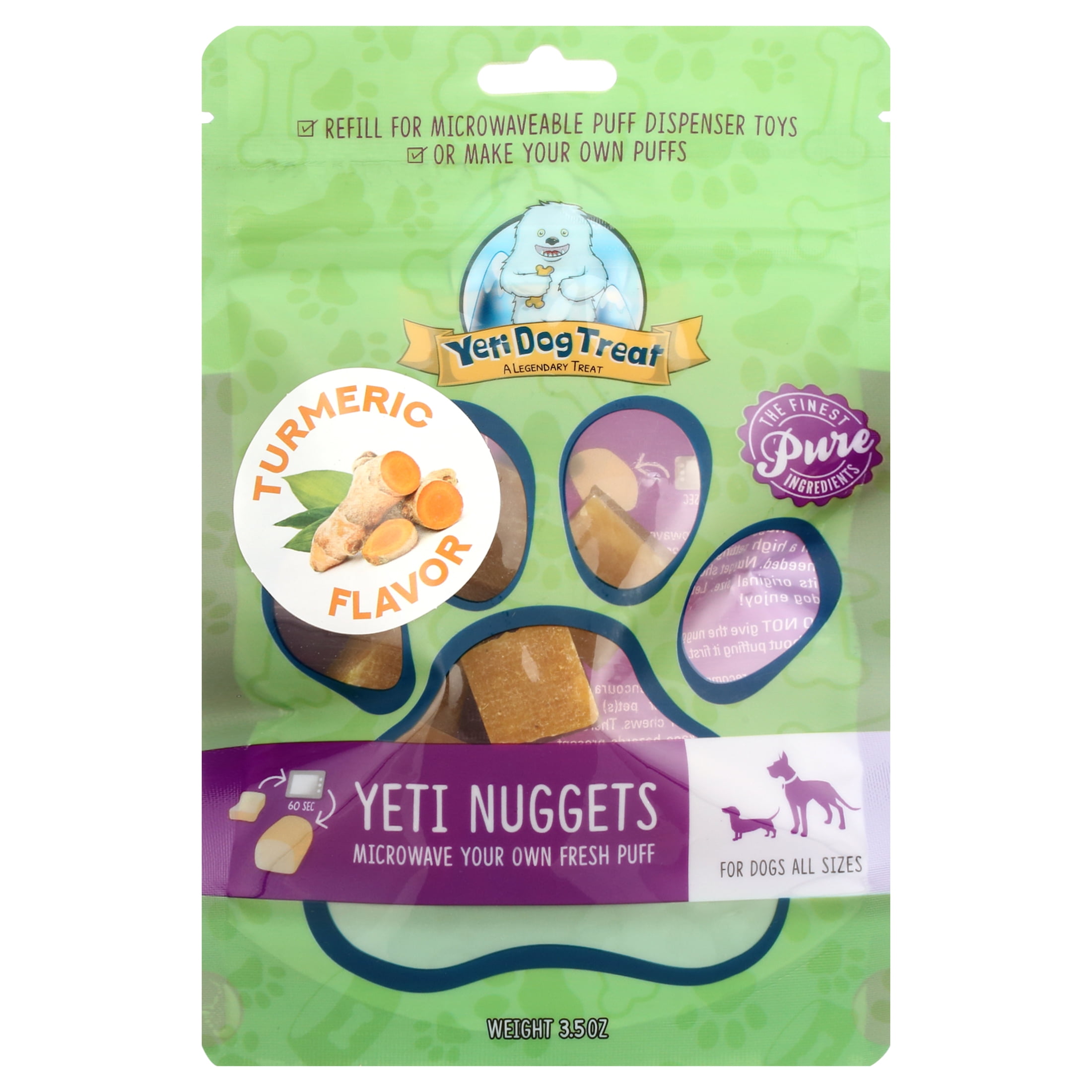 Yeti Refill Nuggets for Puff and Play Dog Toys, Natural Yak Cheese ...