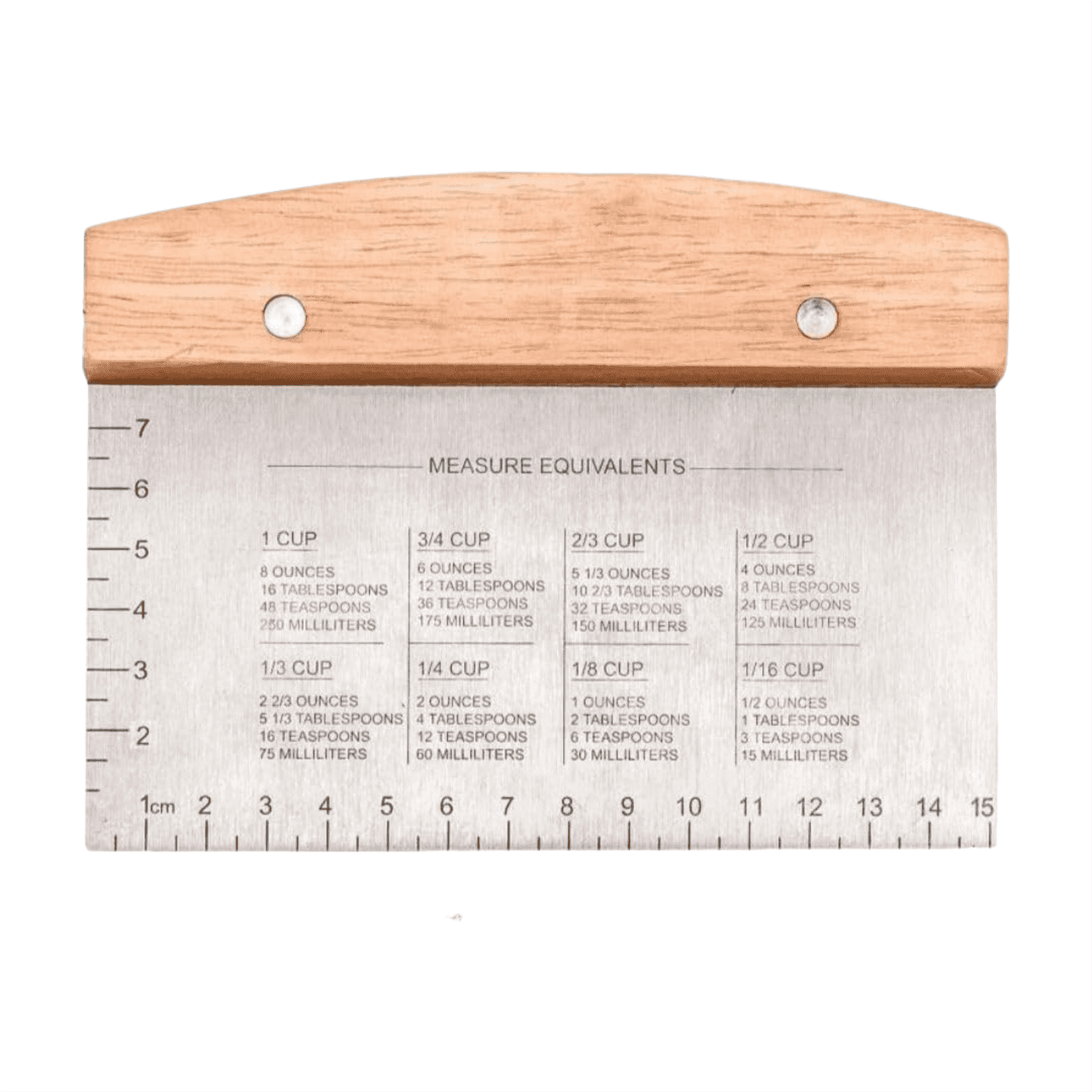 Yettn Bench Scraper, Dough Cutter Tool, Stainless Steel Dough Scraper ...