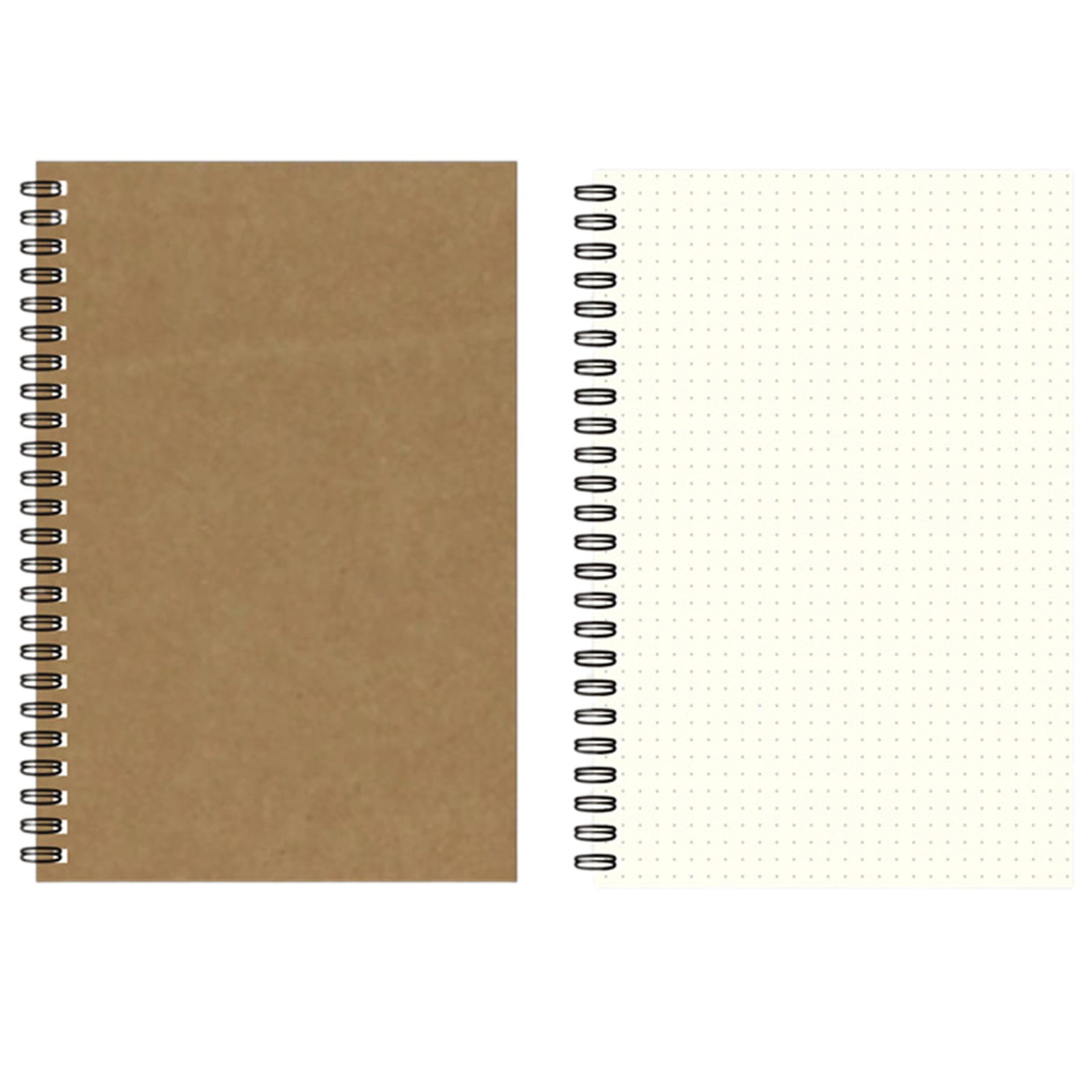 Yettn Notebook,A5 Spiral Bound Journal Notebook,100 Page Soft Kraft ...