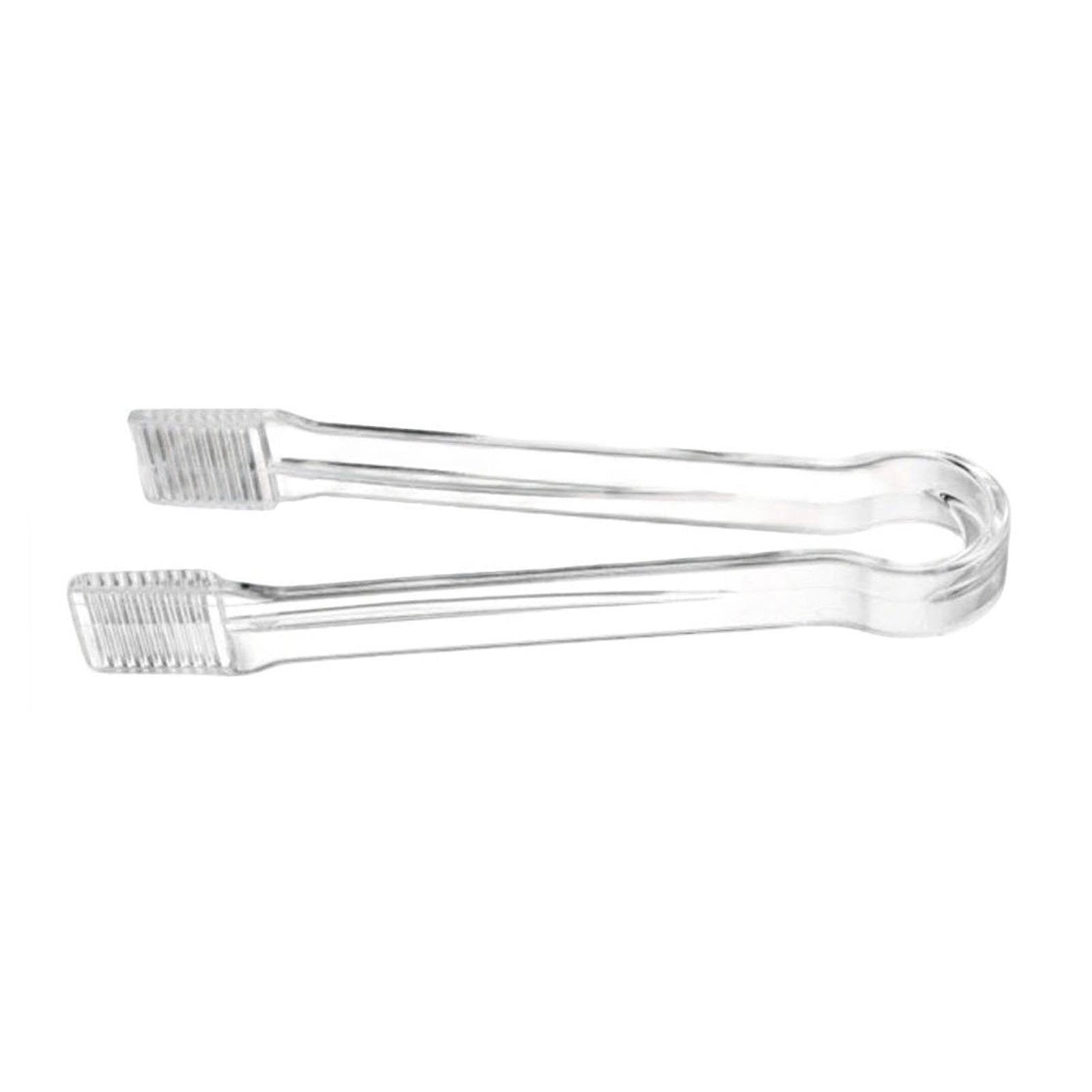 Yeuimy 1 PCS Plastic Serving Tongs,Disposable Plastic Tongs,Clear ...