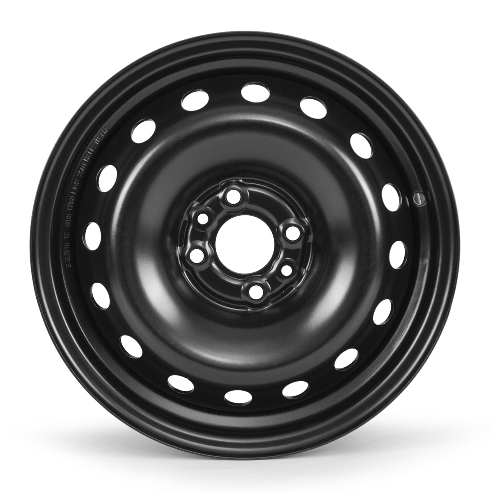 YeulionCraft 2012-2019 Fiat 500 Wheel Rim 15×6 Inch Black Steel Rim ...
