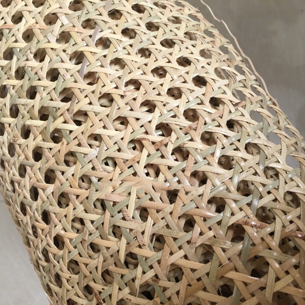 Yeulioncraft 16 in 16.4 ft Hexagon Cane Webbing Sheet Rattan Cane ...
