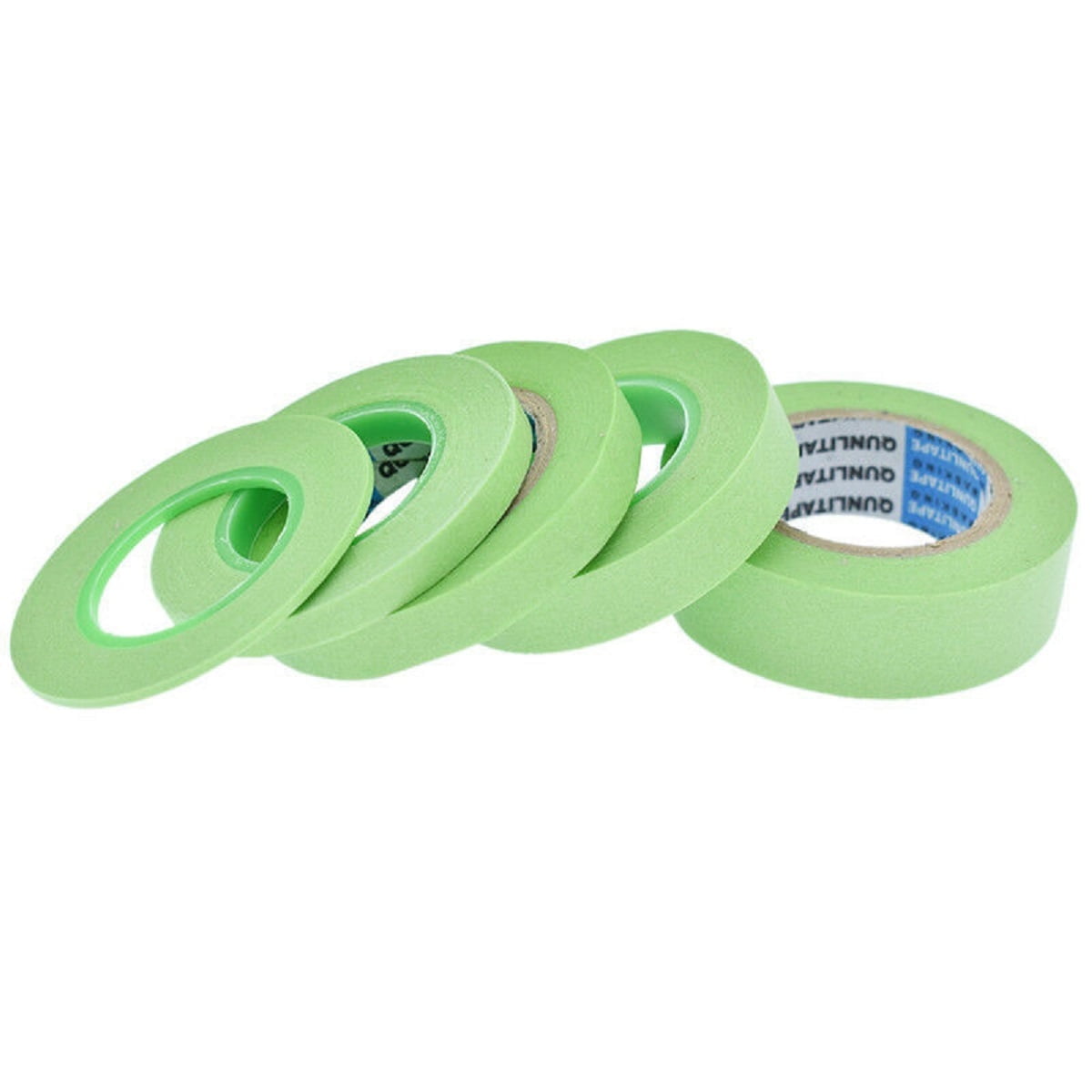 Yeulioncraft 5Pcs Green Model Masking Tape 2mm/6mm/10mm/12mm/18mm for ...
