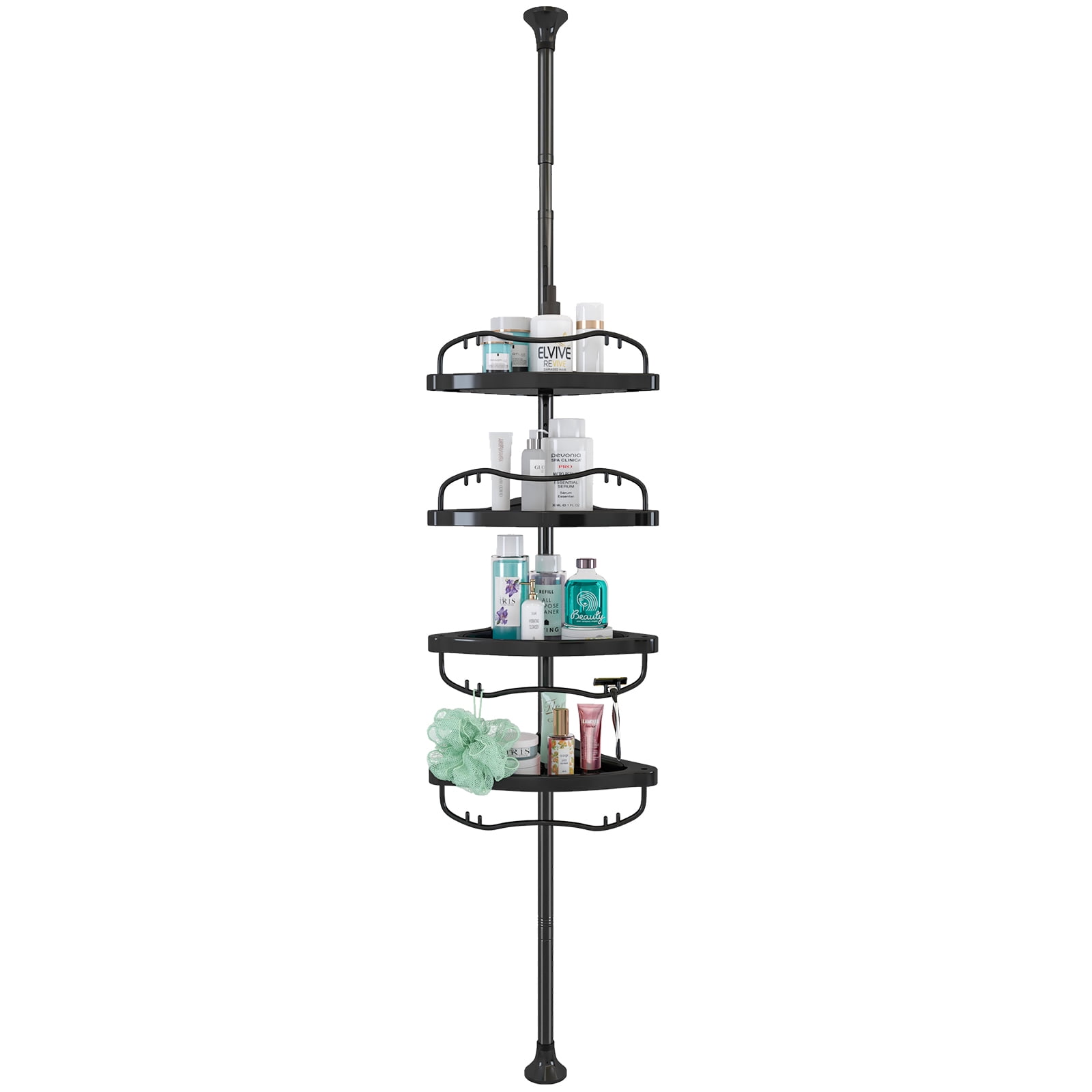Yeyebest Corner Shower Caddy, 39-125in Adjustable, Stainless Steel with ...