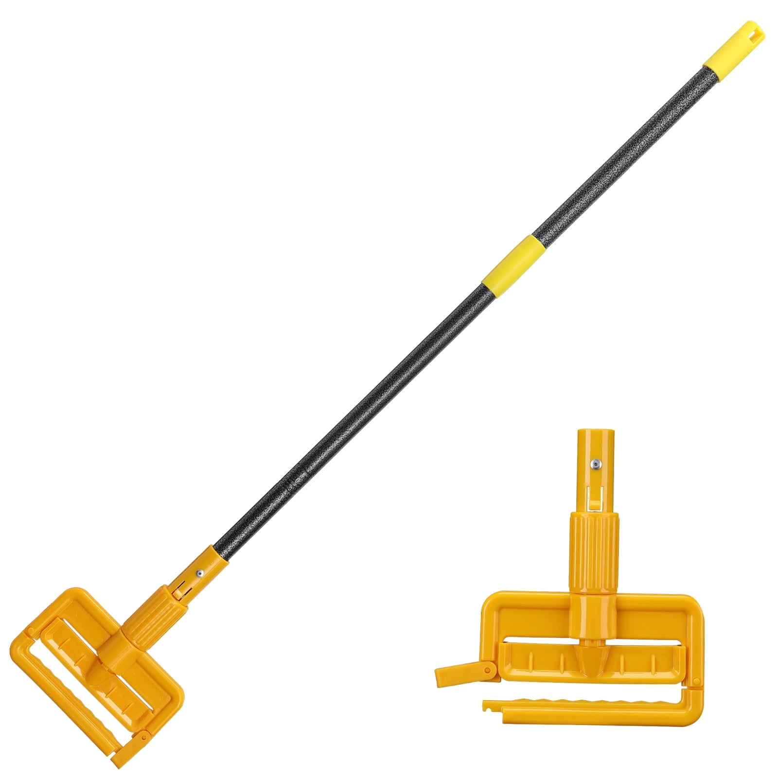 Yeyebest 60 inch Heavy Duty Commercial Mop Handle - Quick Change, Metal ...