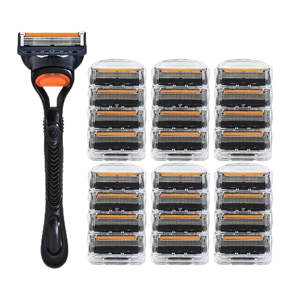 Yeyu 4/12/24 Pcs 5-layer Men's Razor For Fusion Pro Power Shaving ...