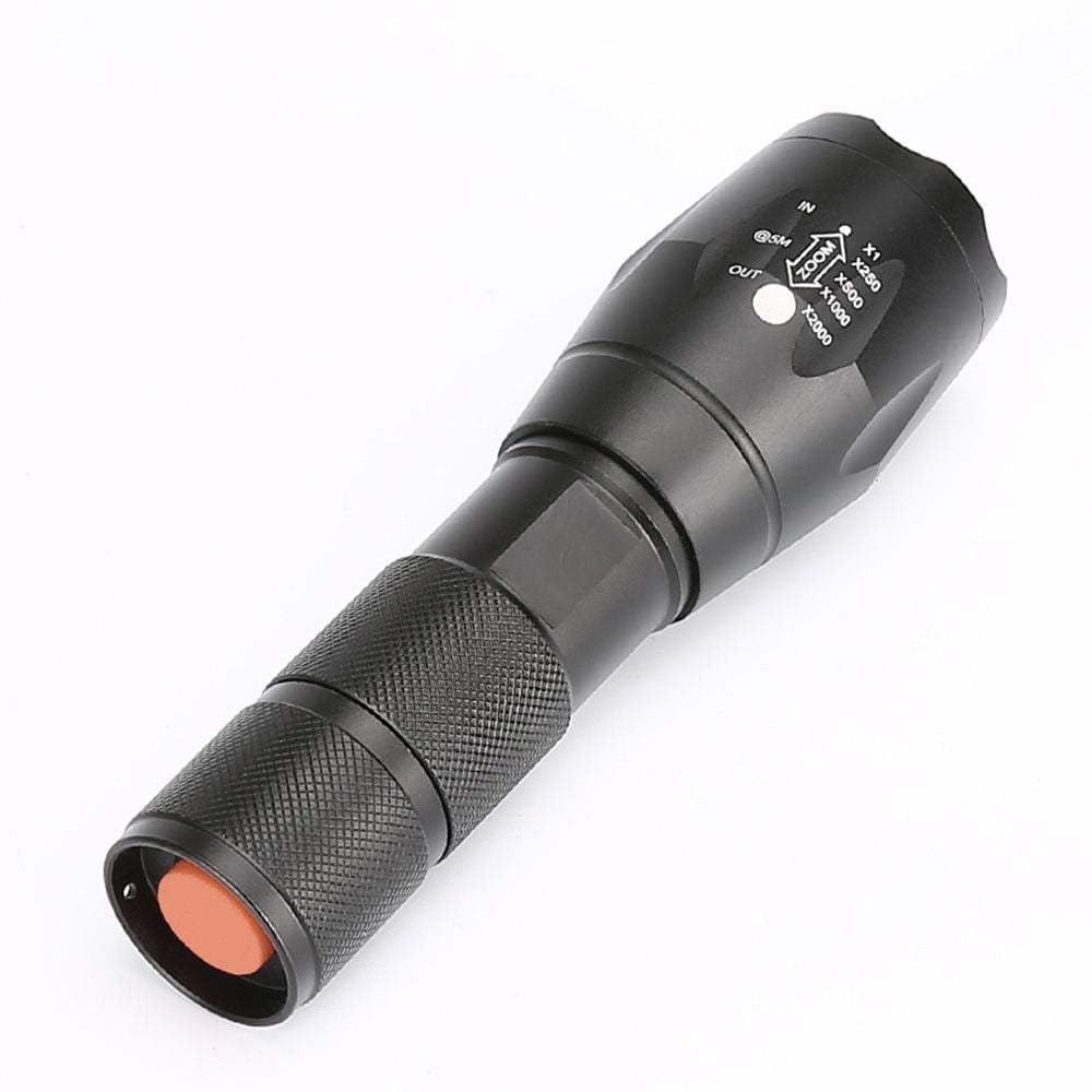YeyunPortable Mini Flashlight LED ZOOM Torch Hunting Zoomable ...