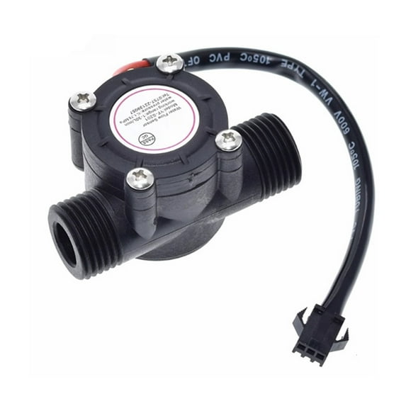 Yf-S201 5-18V Water Flow Sensor Flowmeter Hall Flow Sensor Switch G1/2 Threads - Walmart.com