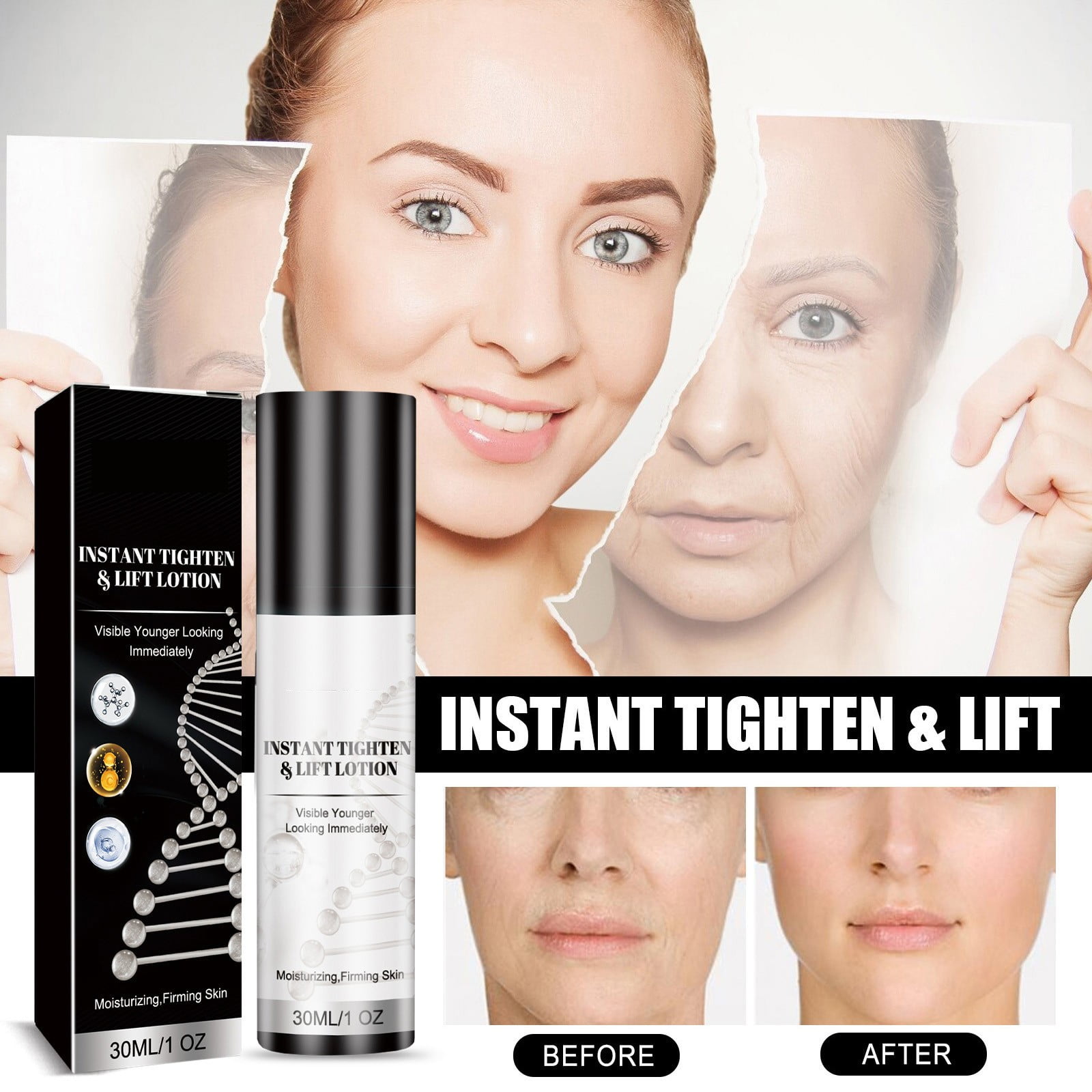 Yforlp Instant Face Lift Cream, Skin Tightening Cream, Smoothing Fine ...