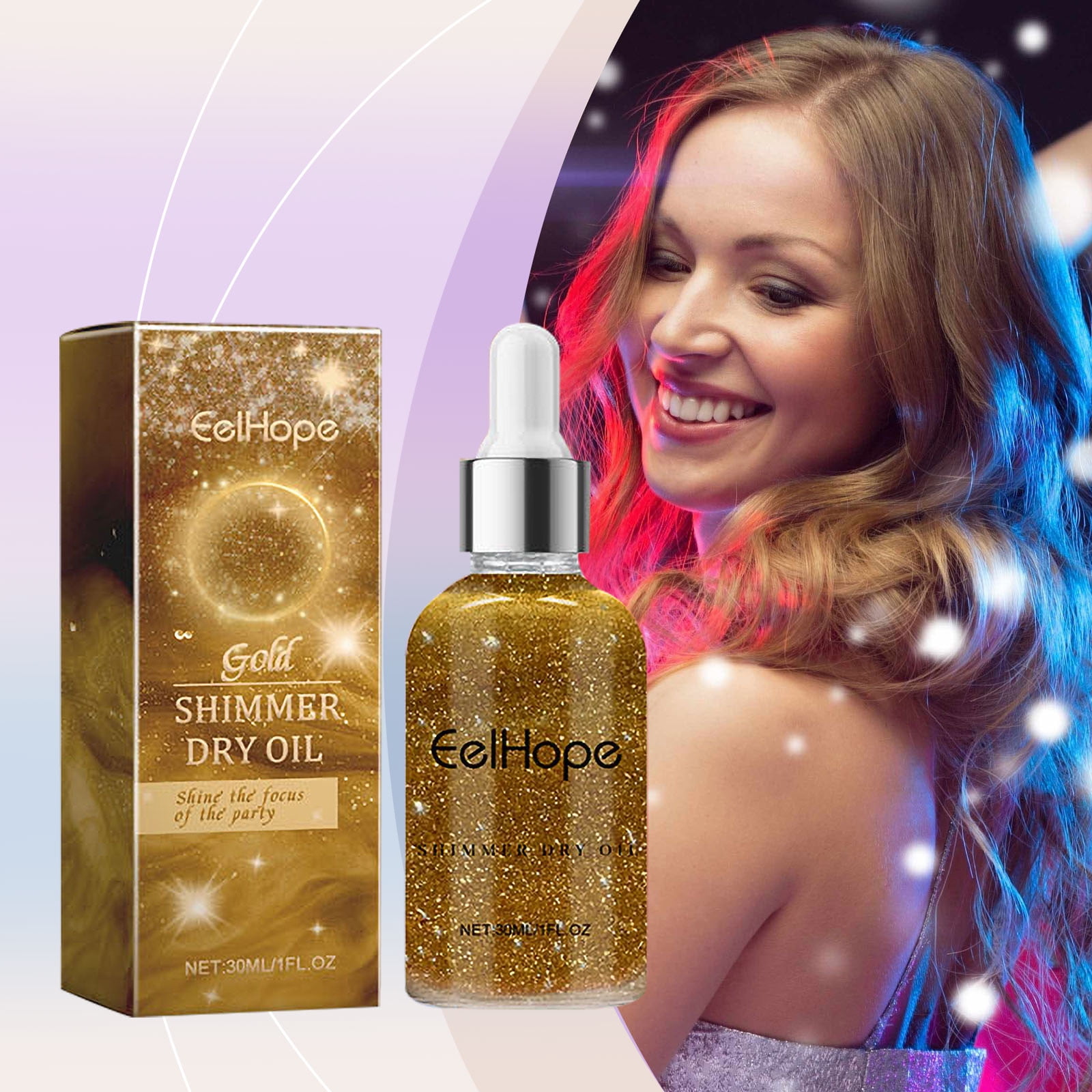 Yforlp Shimmer Body Oil, Face Glow Pearl Highlighter, Illuminator body ...