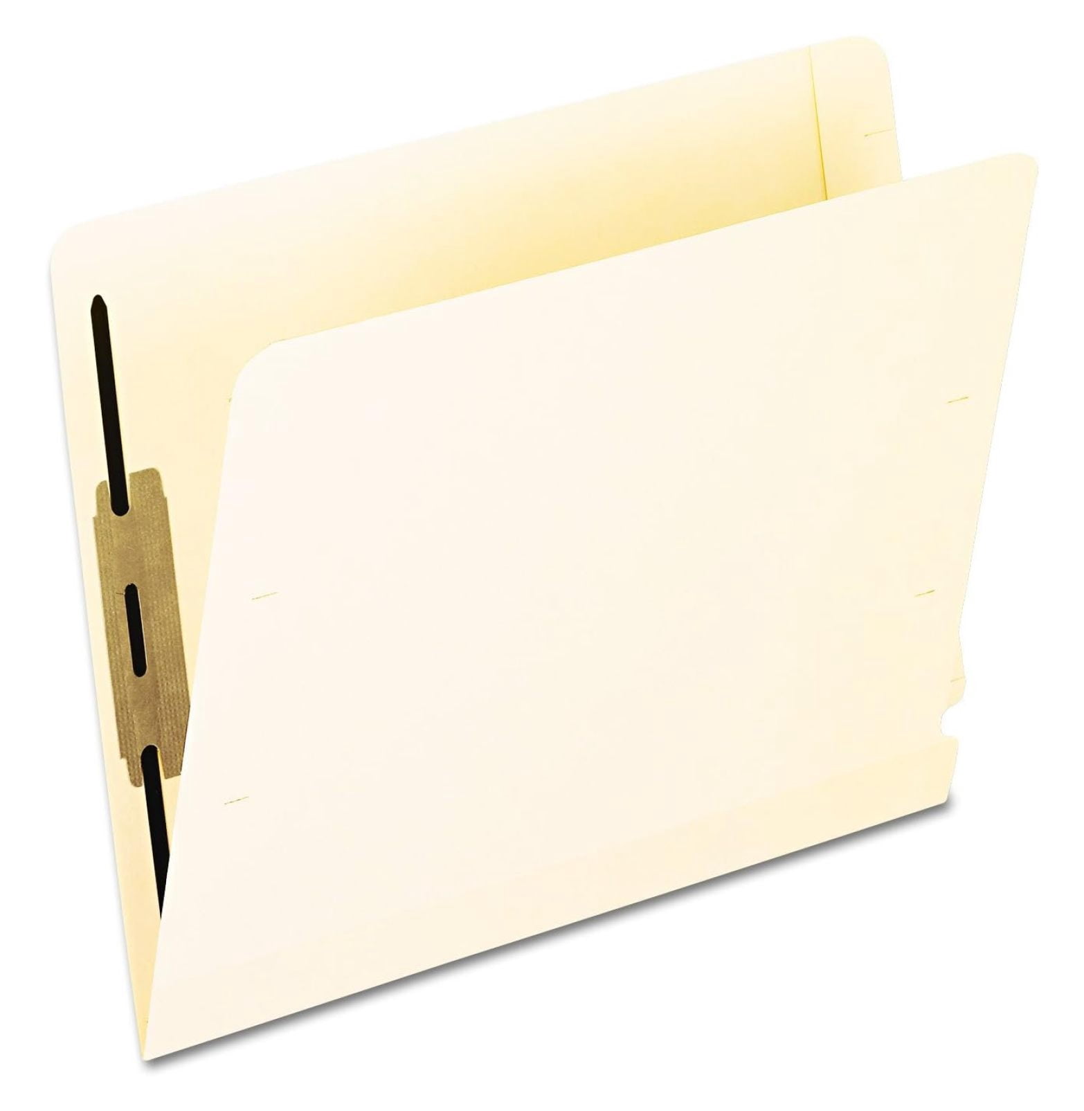 YfulYde 13160 Laminated Spine End Tab Folder with 2 Fastener, 11 pt ...