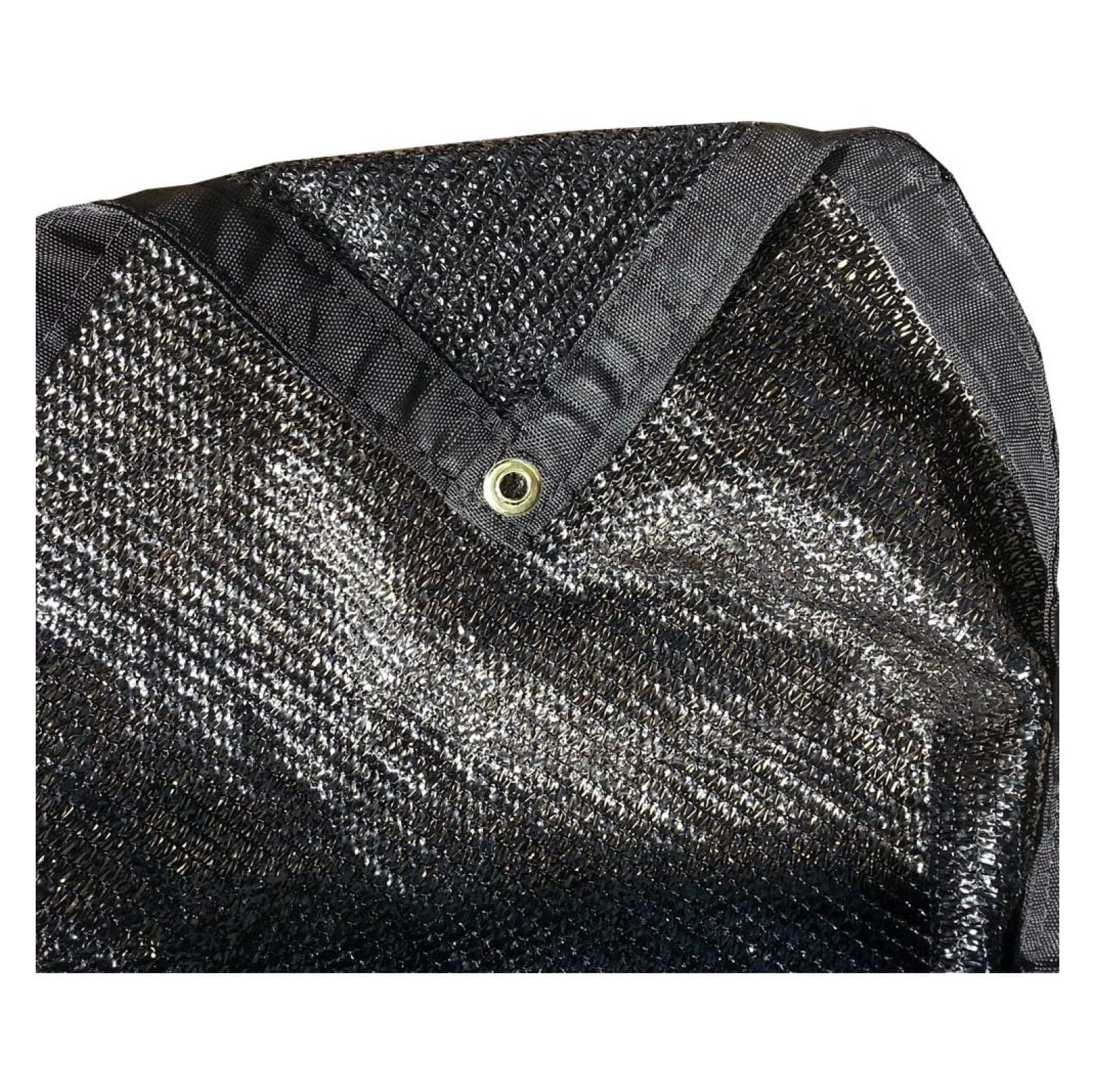 YfulYde 14' x 30' - 50% Shade, Black Color Sun Shade, Rectangle or ...