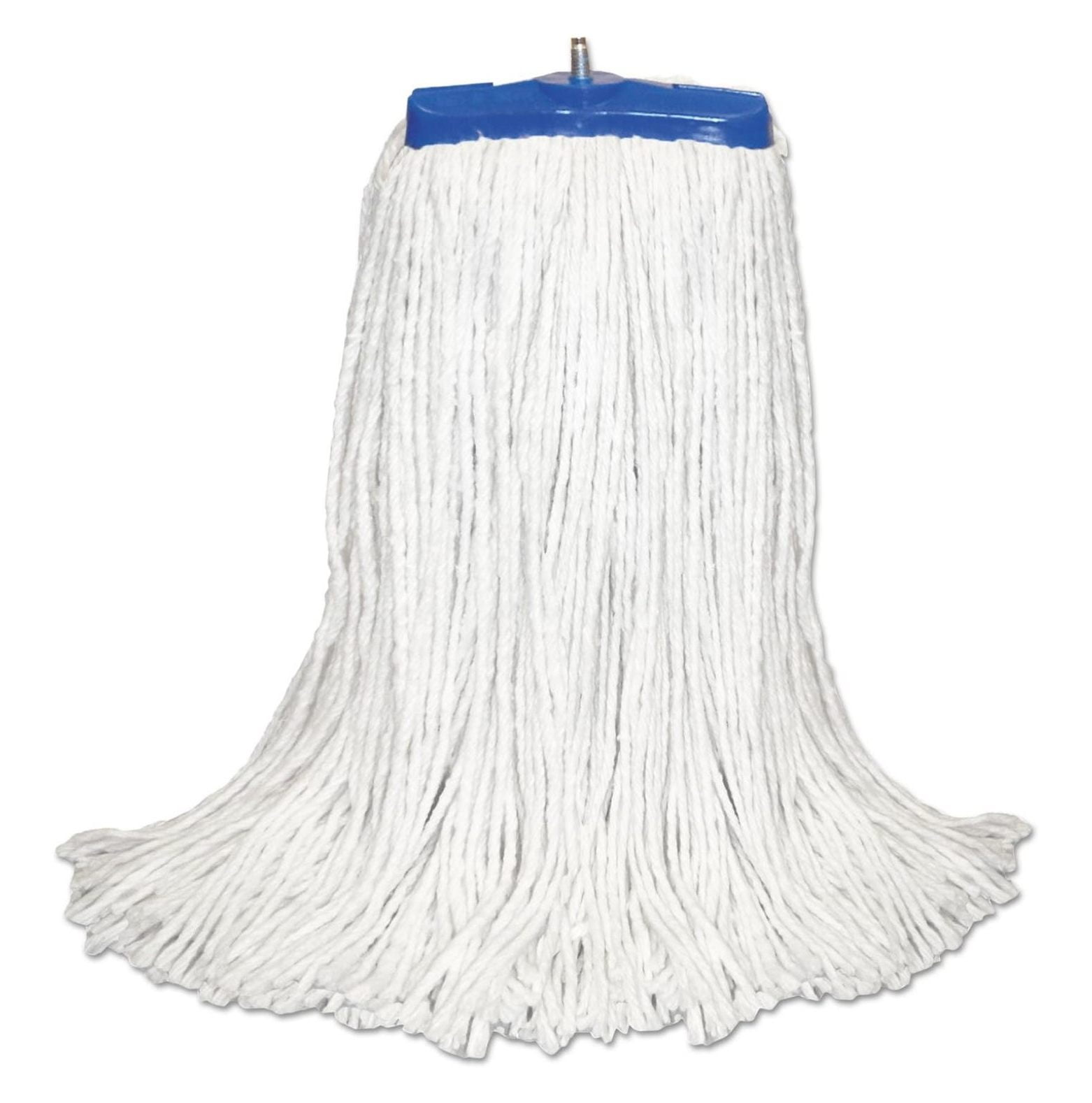 YfulYde BWKRM32016 16 oz. Rayon Cut-End Lie-Flat Mop Head - White (12 ...