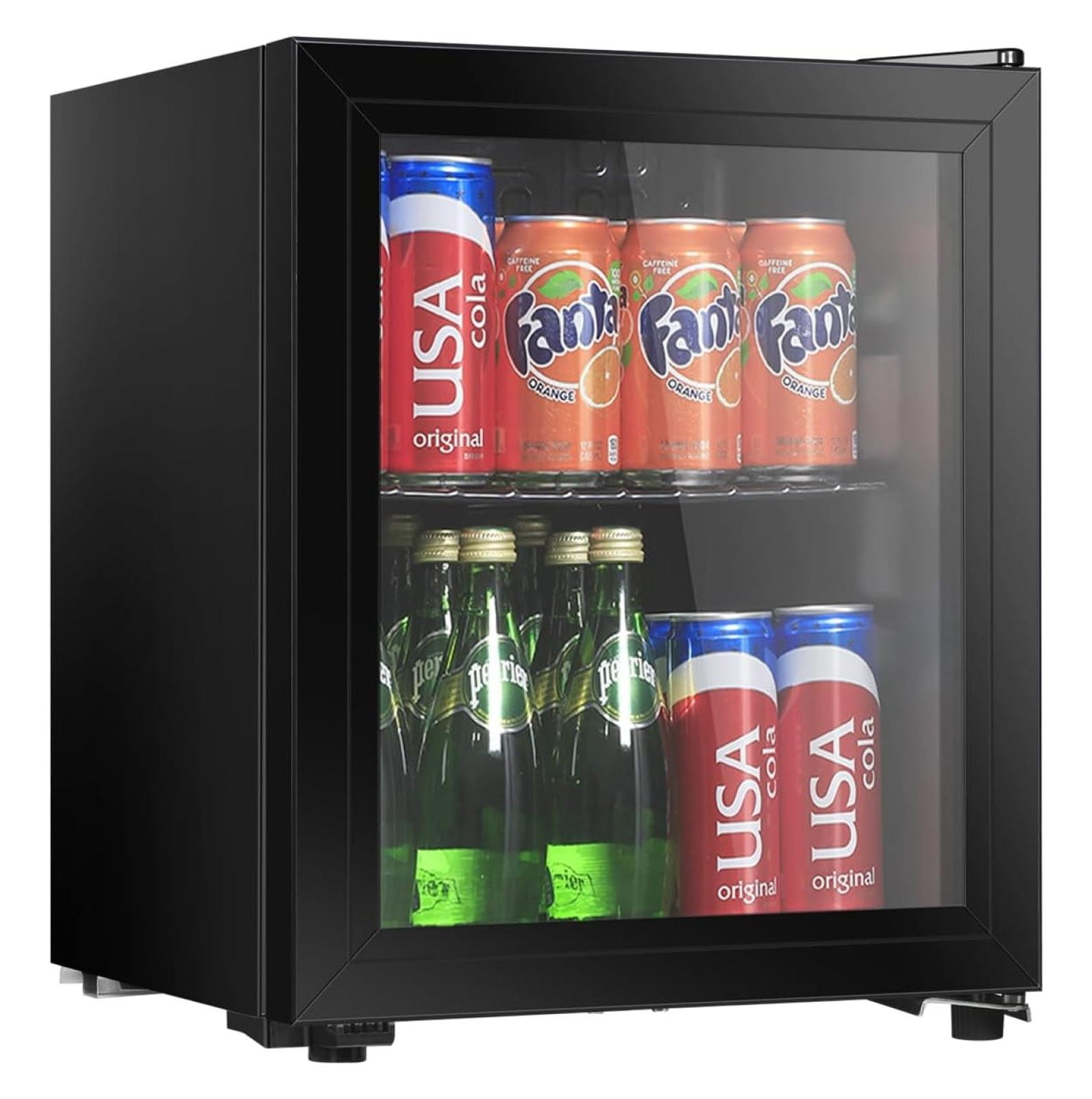 YfulYde Beverage Refrigerator With 50 Can,Freestanding Beverage Cooler ...