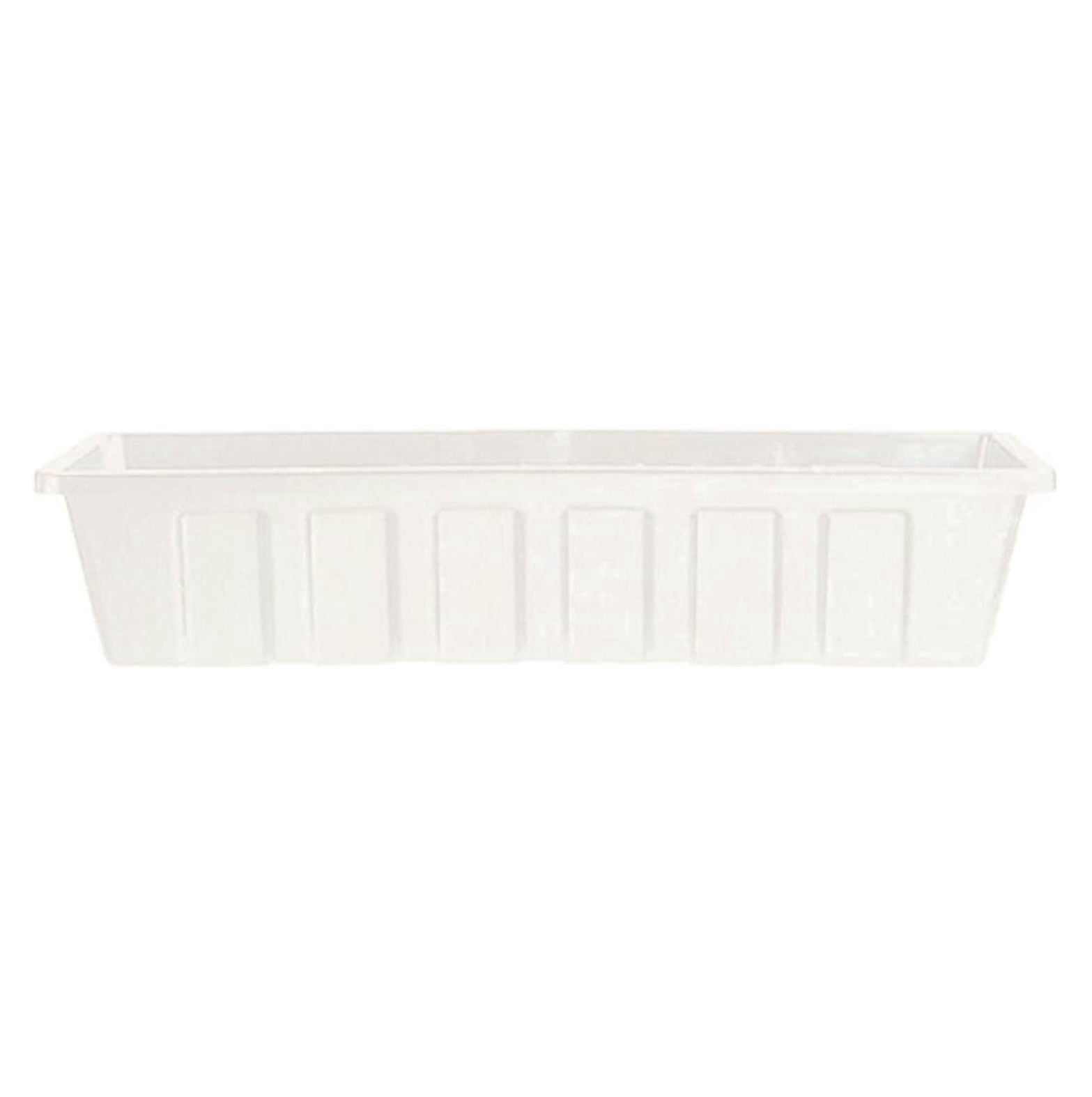 YgIRTID 2302, White, 30-Inch -Pro Plastic Flower Box Planter - Walmart.com