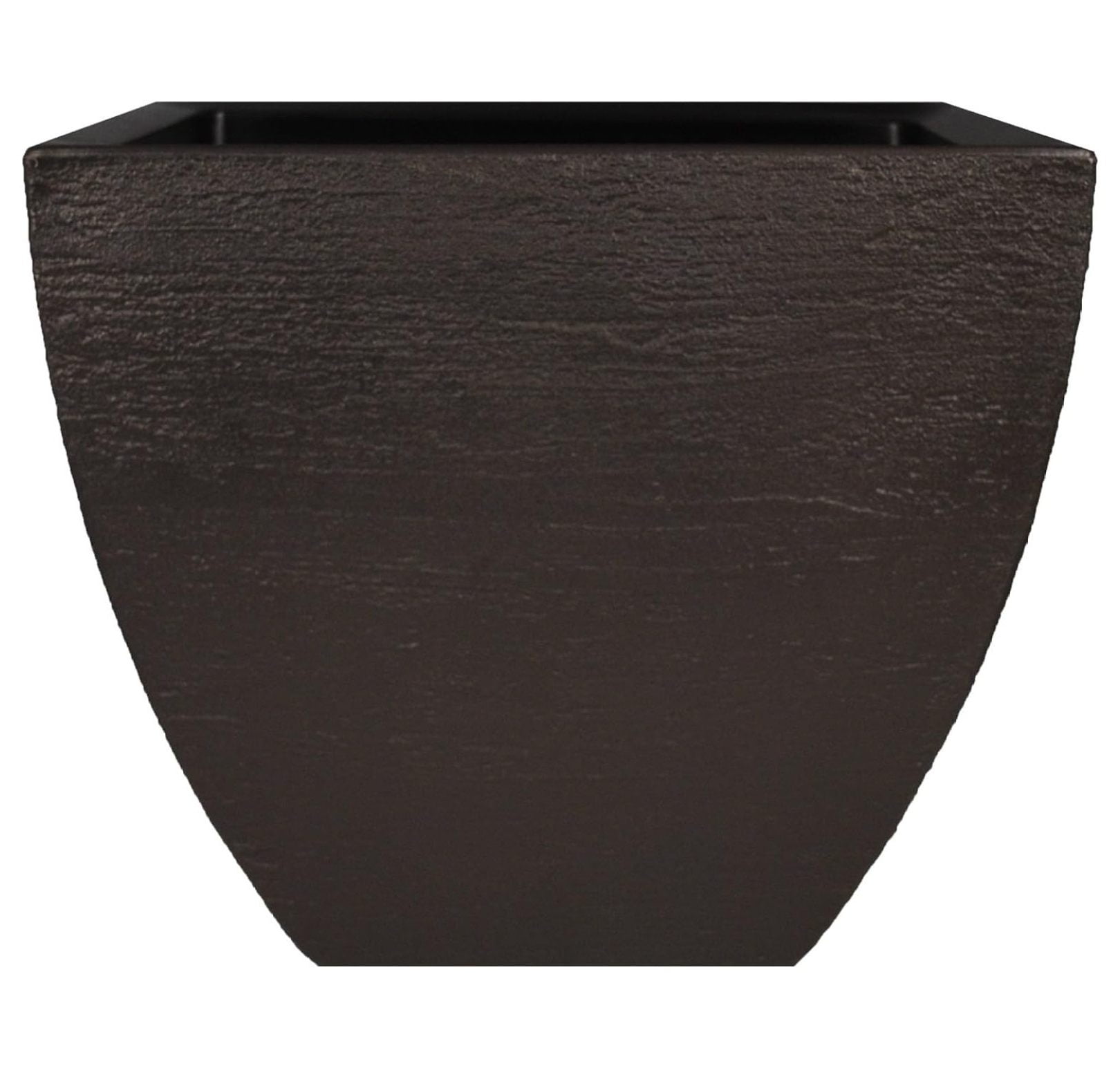 YgIRTID MSQ16ES Modern Square Garden Planter, 16-Inch, Espresso ...