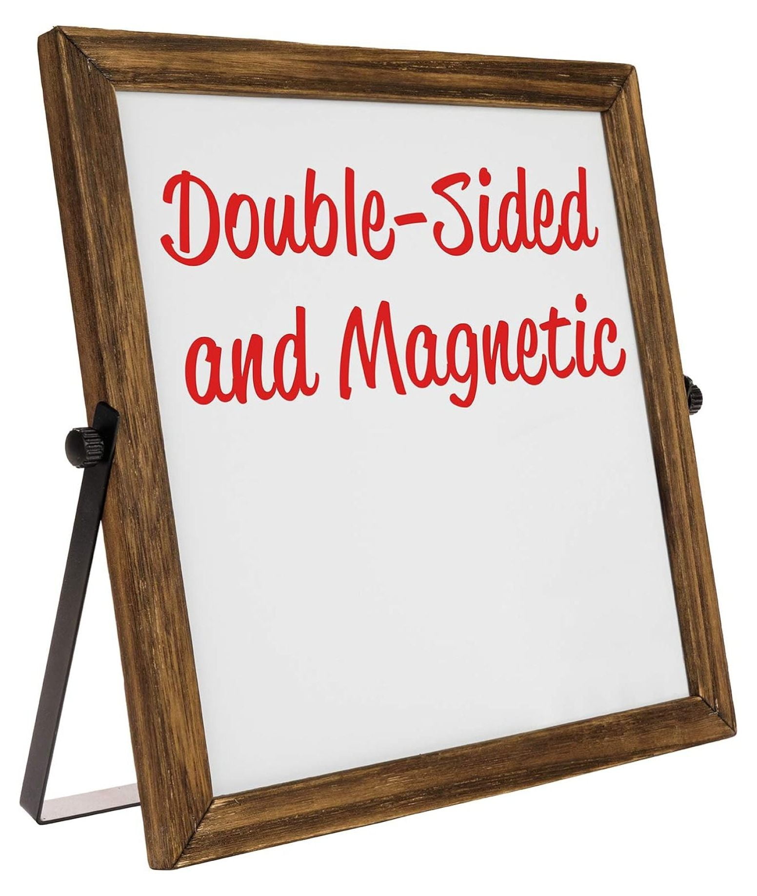 YgIRTID Rustic Double Sided 11" x 11" Whiteboard: Reversible, Double ...