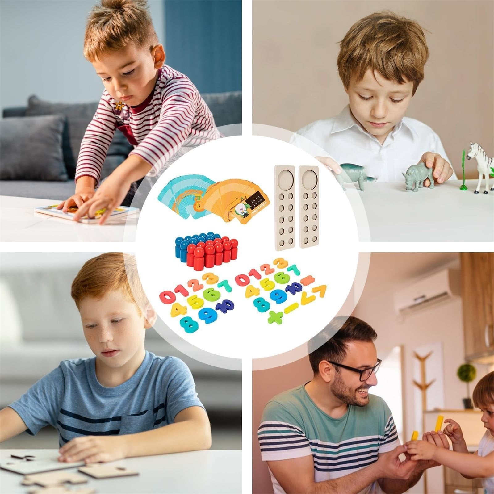 Ygdeyg Math Toys For Children From 5 To 7 Years Old Counting Toys For ...