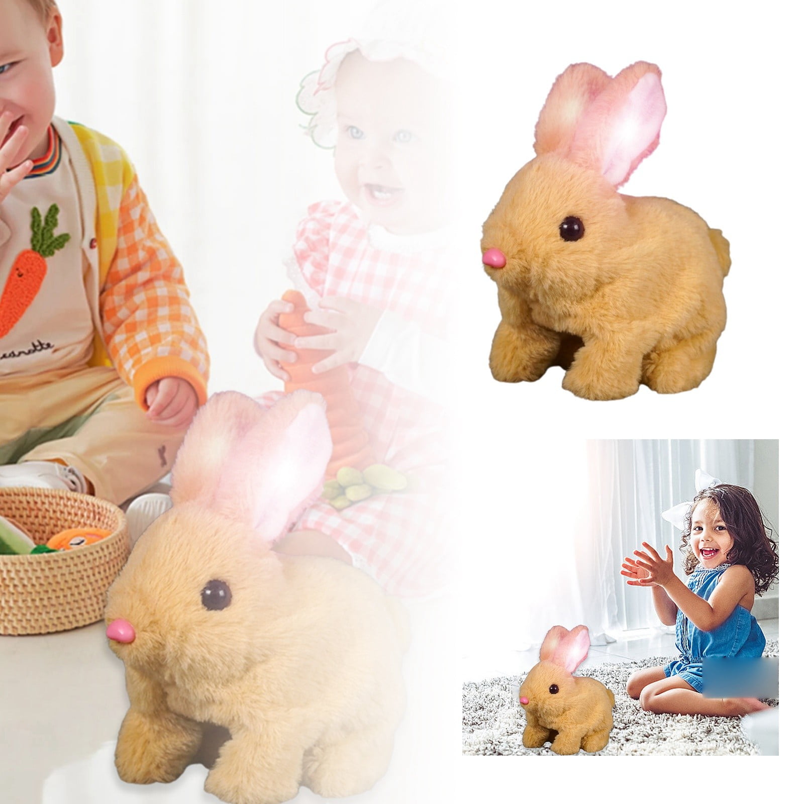 Ygdeyg My Realistic Bunny Toy Realistic Bunny Toy For Kids Nice ...