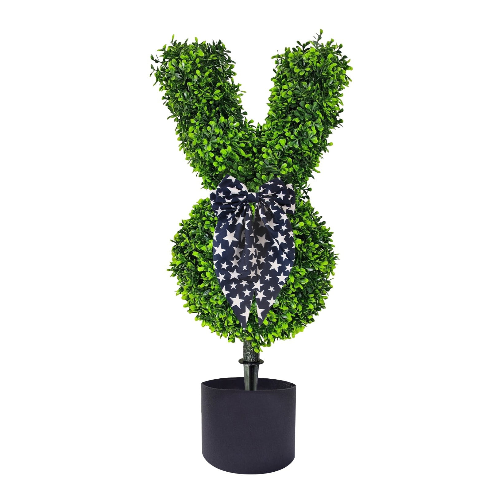 Ygdeyg Patriot Day Topiary Bunnies Outdoor, Bunny Outdoor Rabbit Three ...