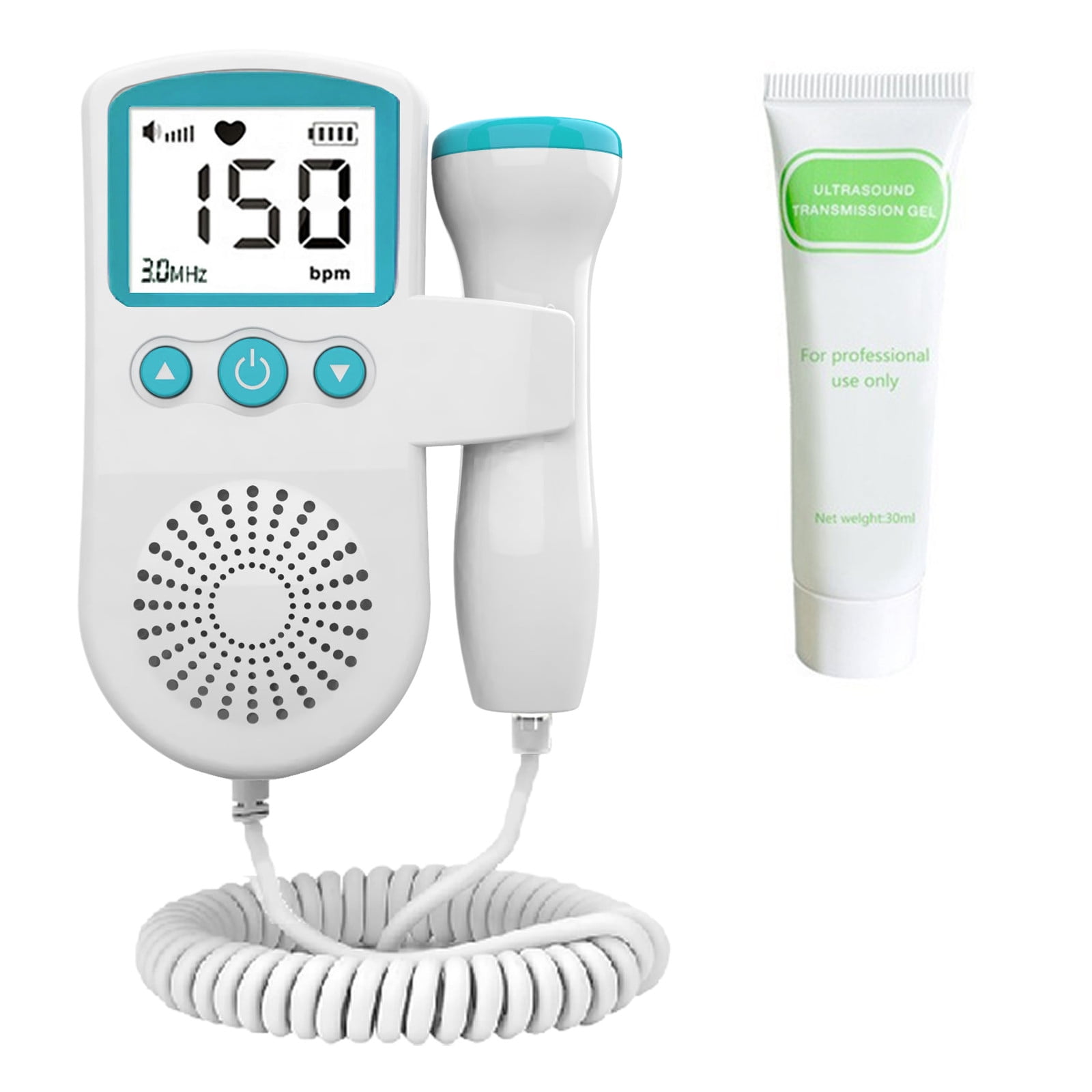 Ygdeyg Portable Heart Rate Monitor - Rechargeable & Handheld Health ...