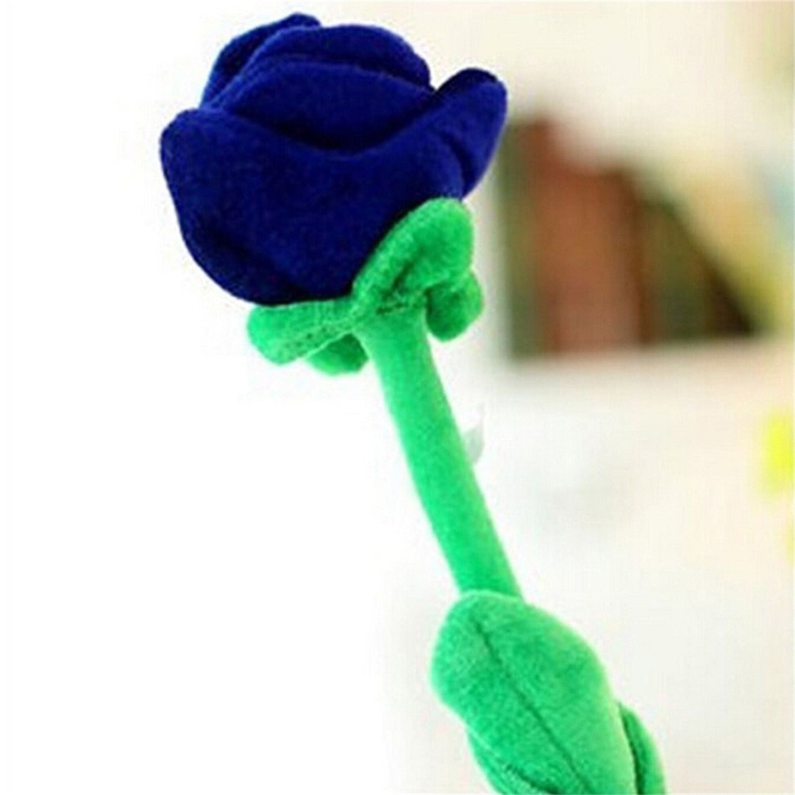 Ygdeyg Valentine'S Day Plush Rose Flower Bendable Stems Plush Bouquet ...