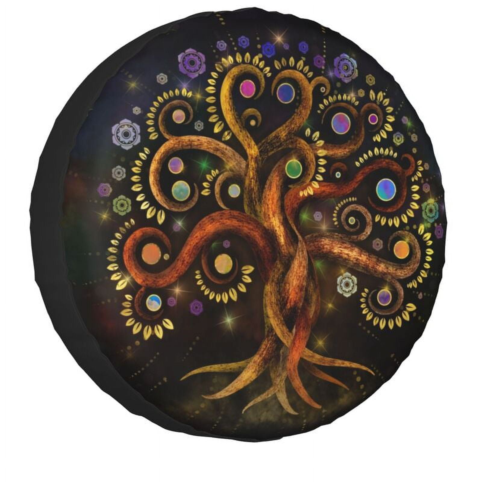 Yggdrasil Swirl Spare Wheel Tire Cover for RAV4 Prado RV SUV 4WD 4x4 ...
