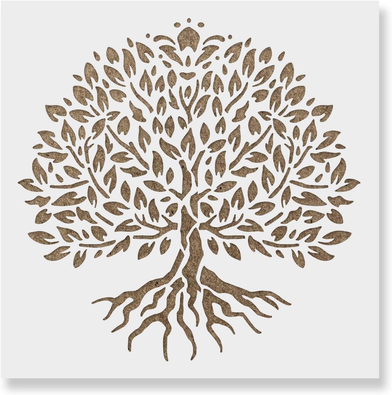 Yggdrasil Tree of Life Stencil - Tree Stencil, Oak Tree Stencil, Large Tree Stencils, Stencil ...