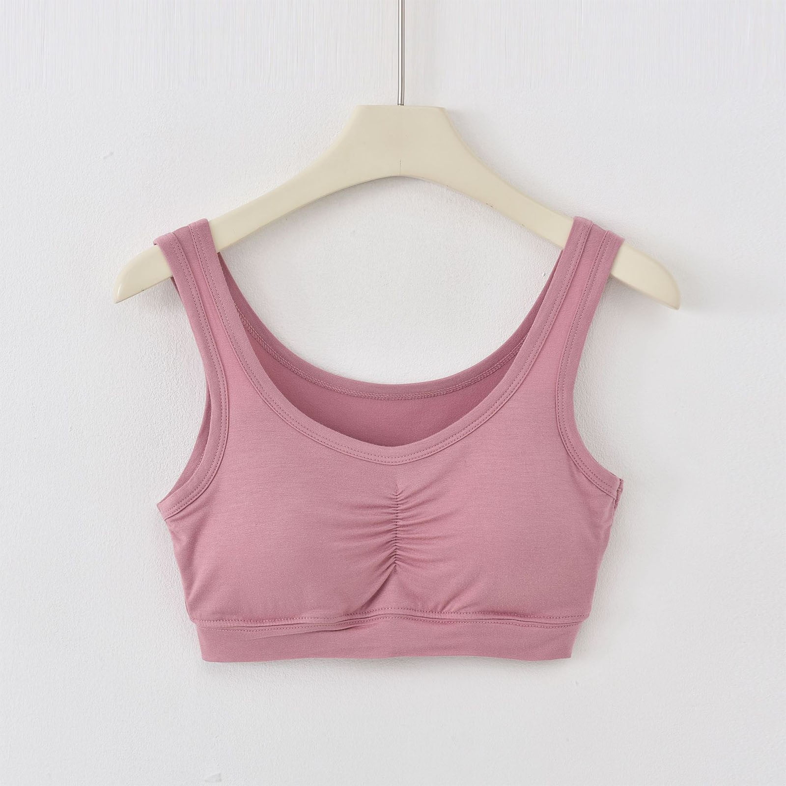 Yghzkop Backless Bras for Women Rear Closure Wireless Push-Up Seamless ...