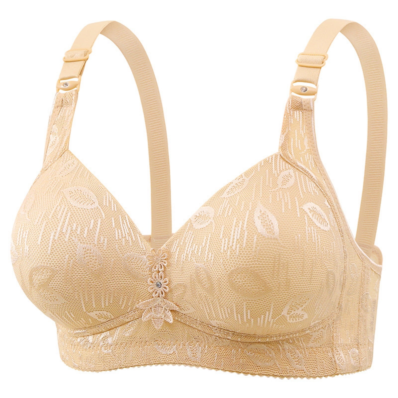 Yghzkop Front Closure Backless Bras for Women Push Up U Back Seamless ...