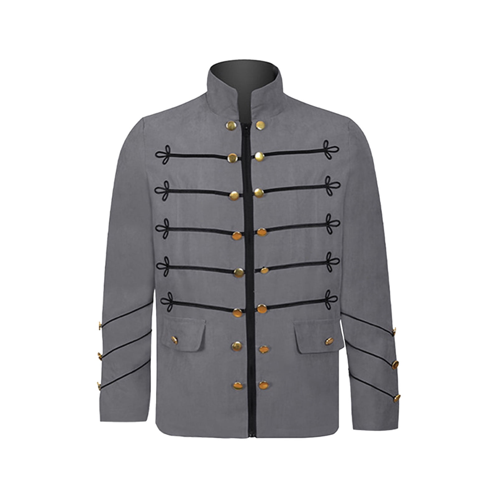 Yghzkop Men's Jacket Medieval Steampunk Tailcoat Coat Victorian Gothic ...