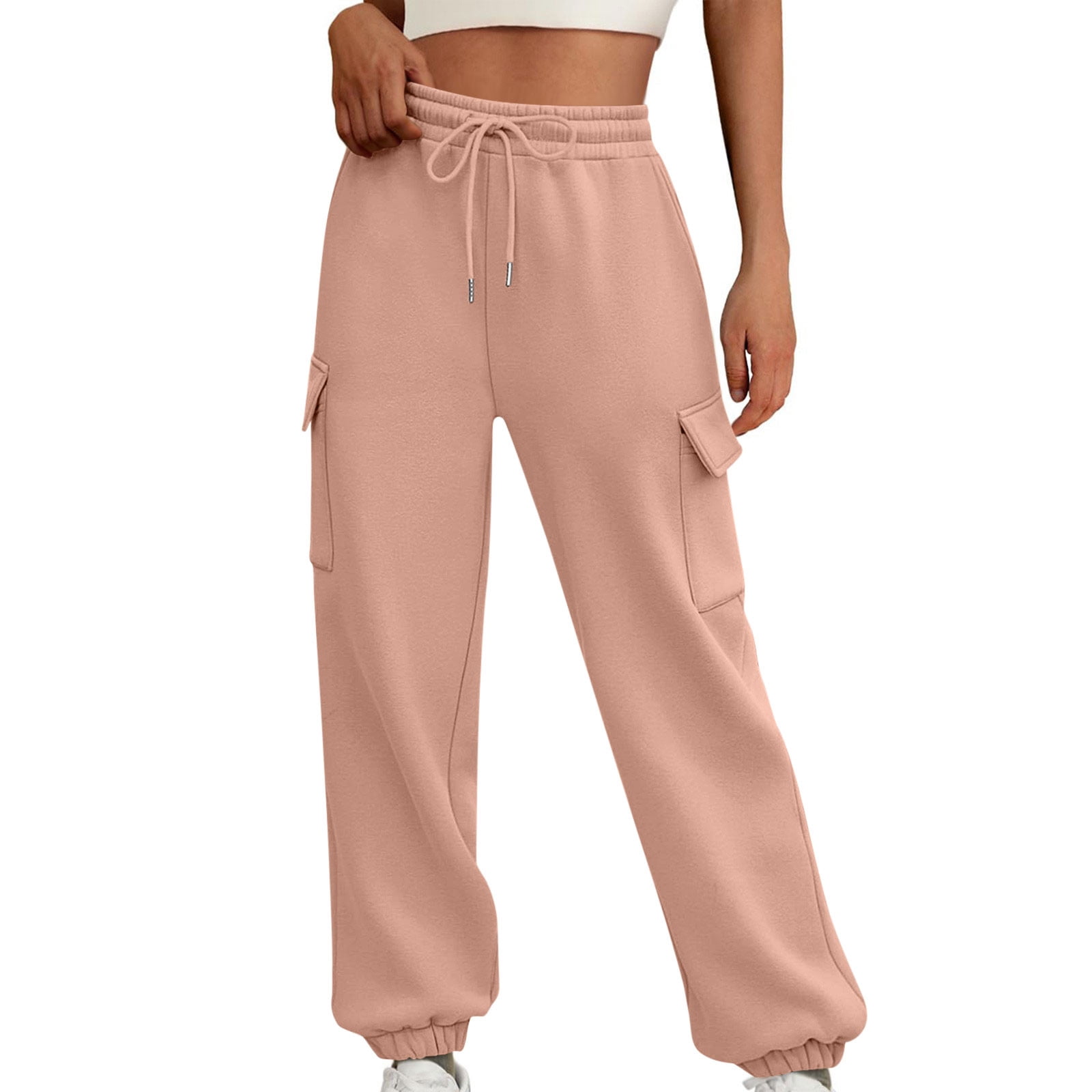 Yghzkop Womens Cargo Joggers Pants Workwear Trousers Casual Sweatpants ...