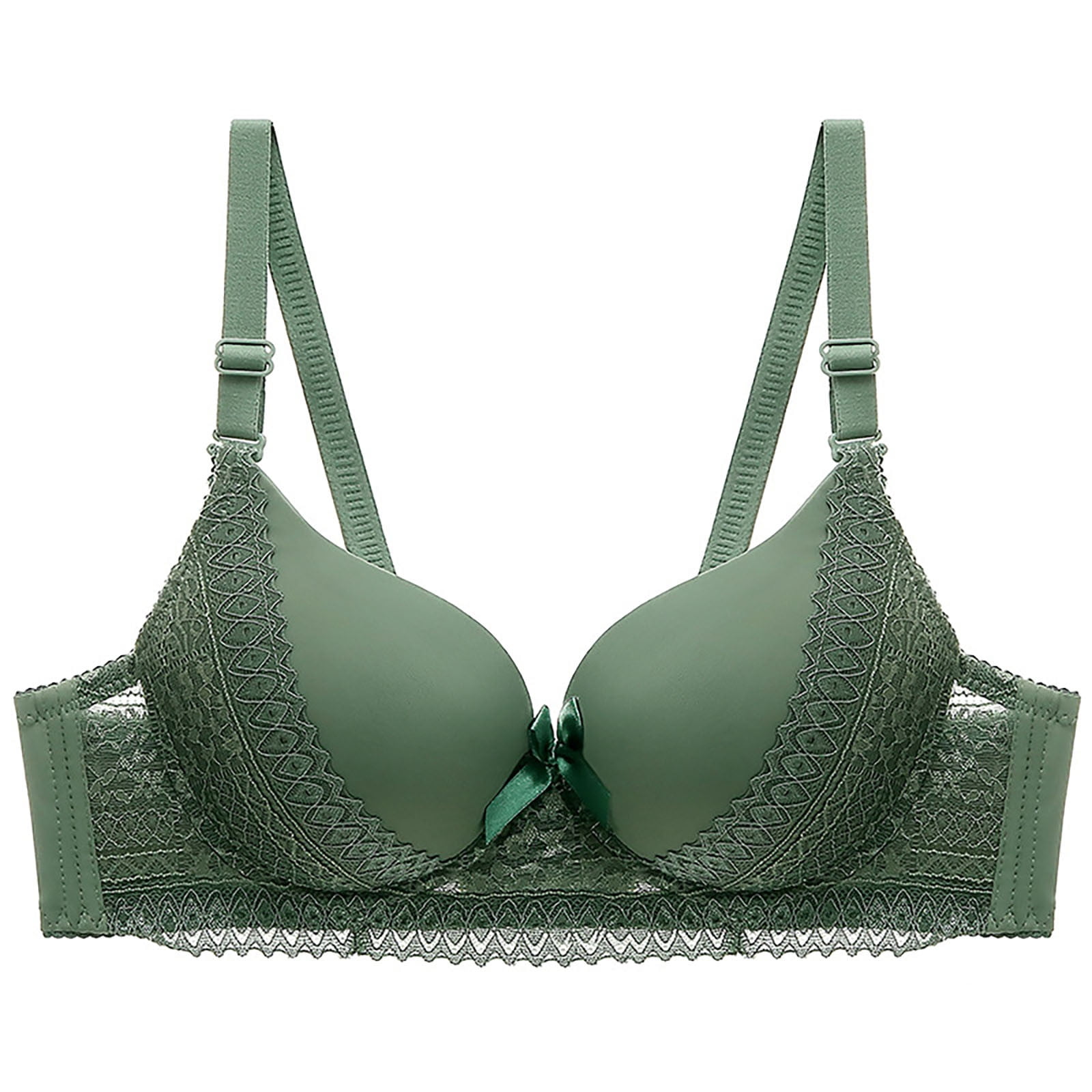 Yghzkop Womens Underwire Backless Push Up Bra U Back Sexy Lace Lingerie ...