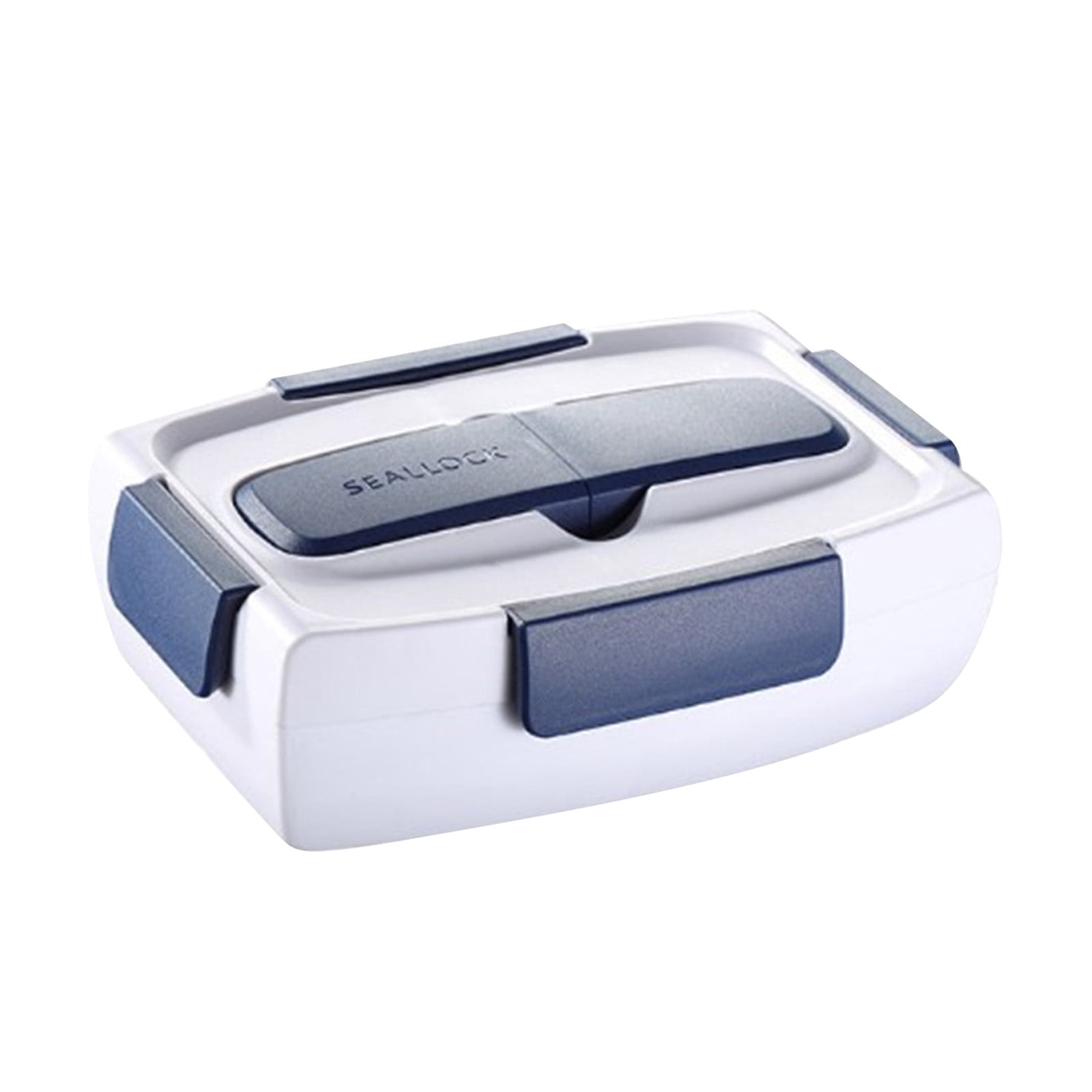 YgkuHd Double Layered Lunch Box, Plastic Split Box, Bento Box ...