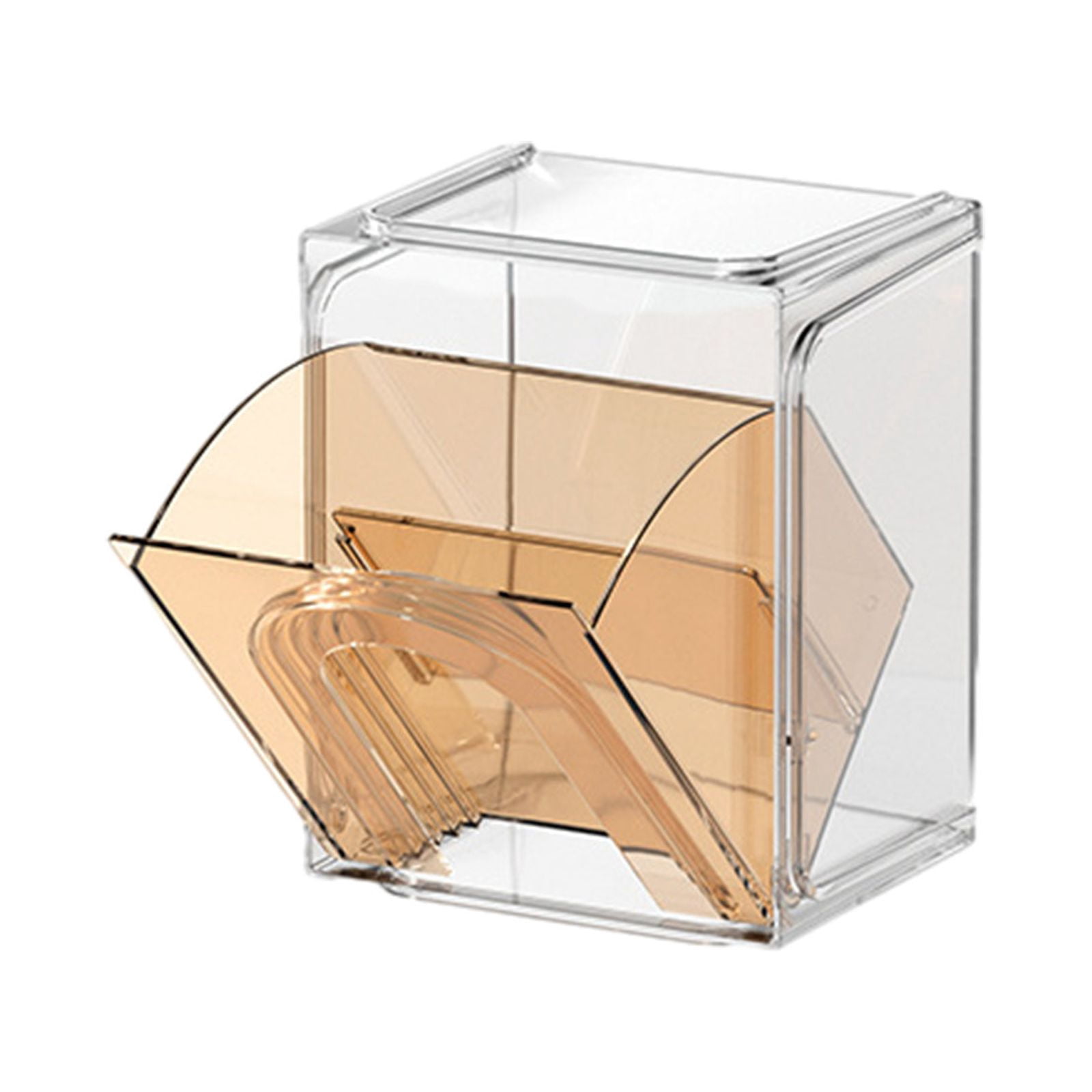 YgkuHd Plastic Tea Bag Divided Storage Organizer Container Box With Lid ...