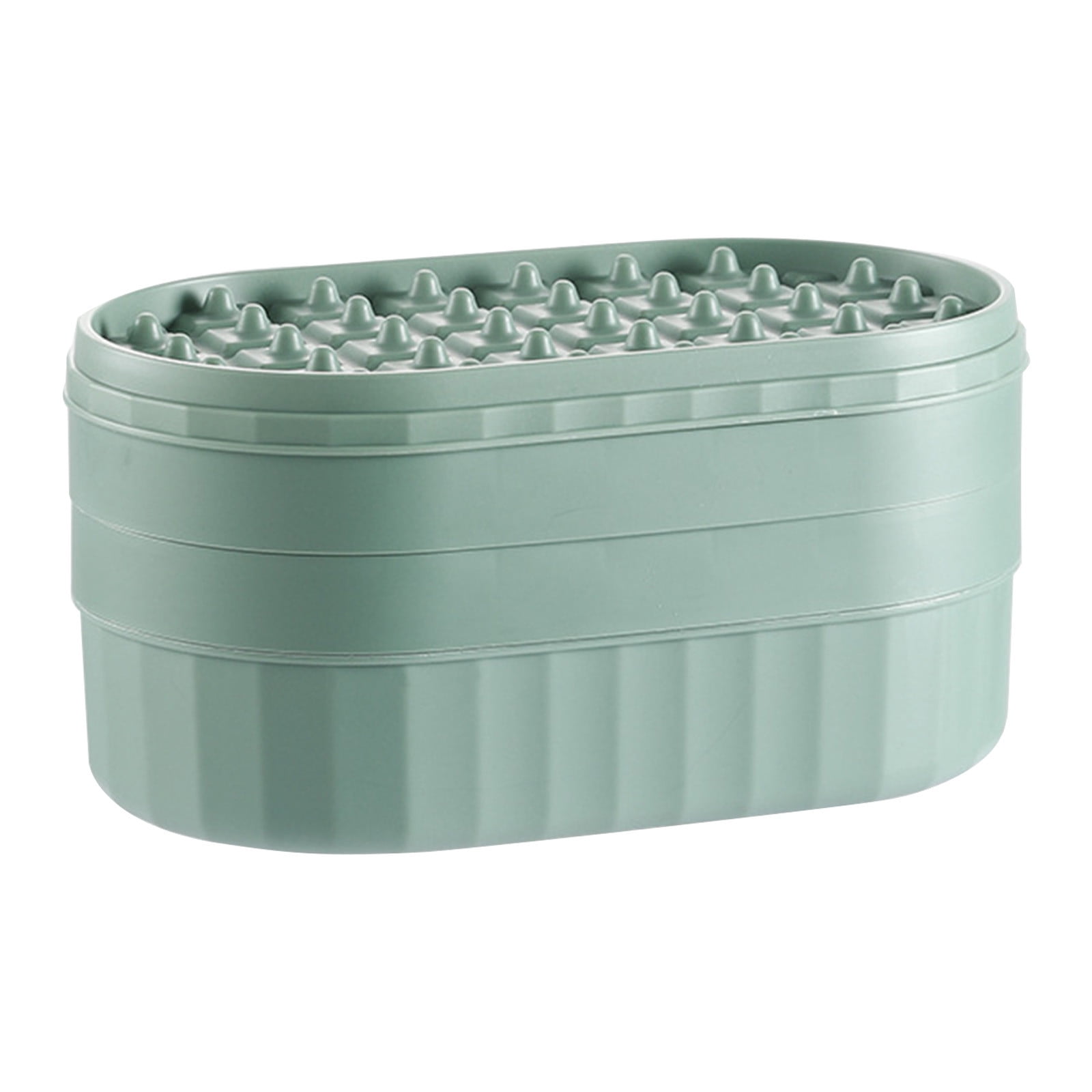 YgkuHd Stackable Round Ice Tray Set With Lid Bin Round Ice Balls Ice ...