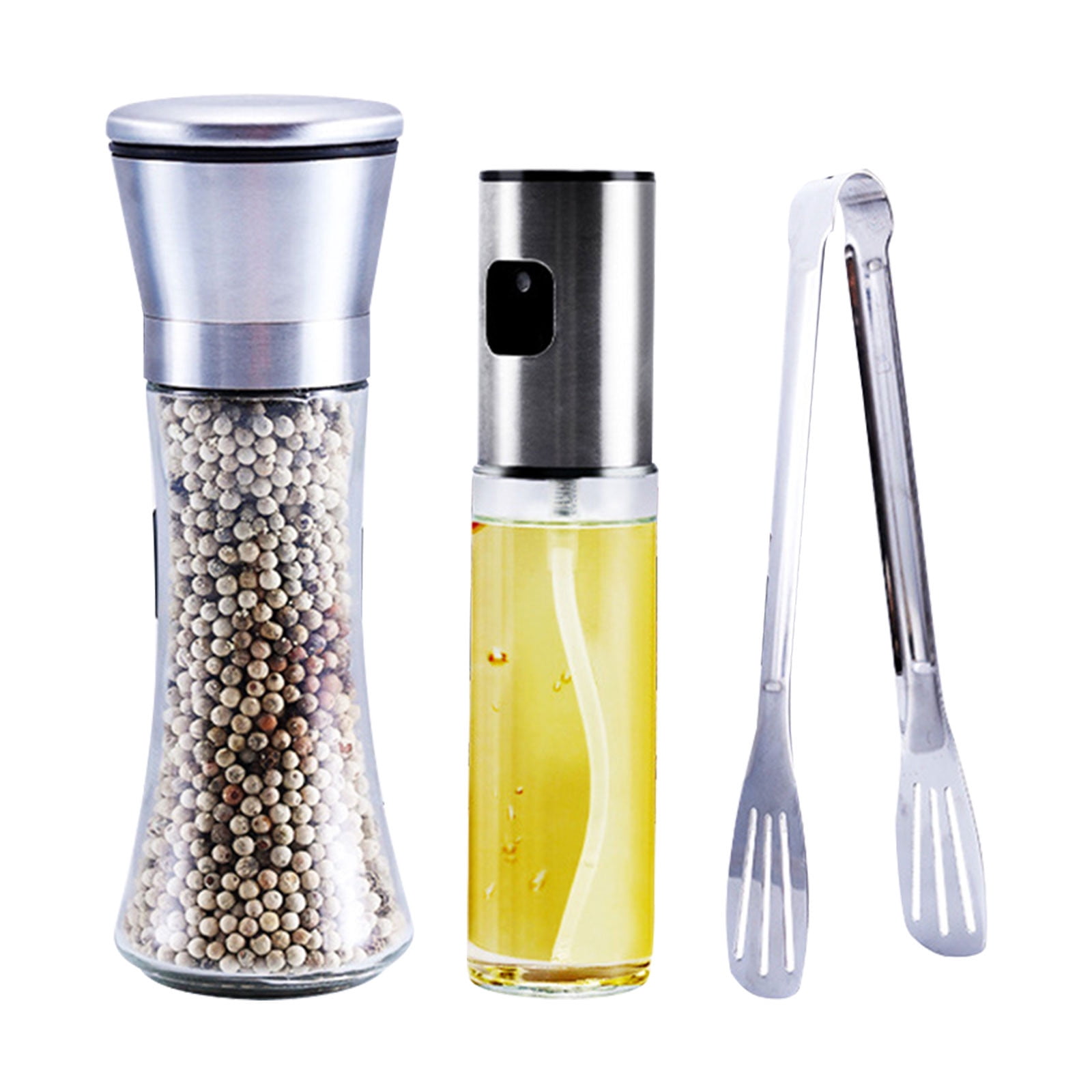 YgkuHd Stainless Steel Grinder - Aadjustables Black Pepper Grinder ...