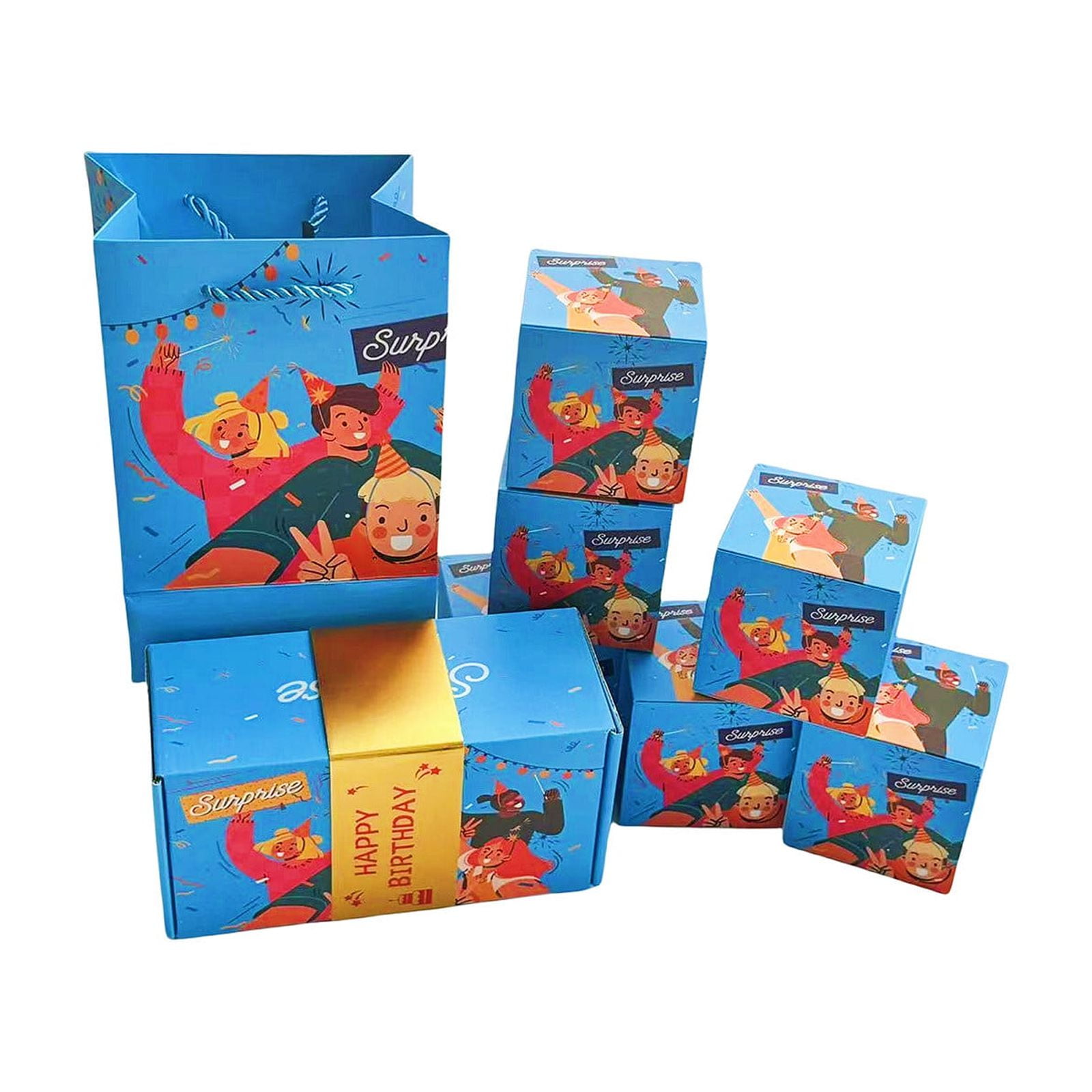YgkuHd Surprise Gift Box Happy Birthday Surprise Box Gift Box Create ...