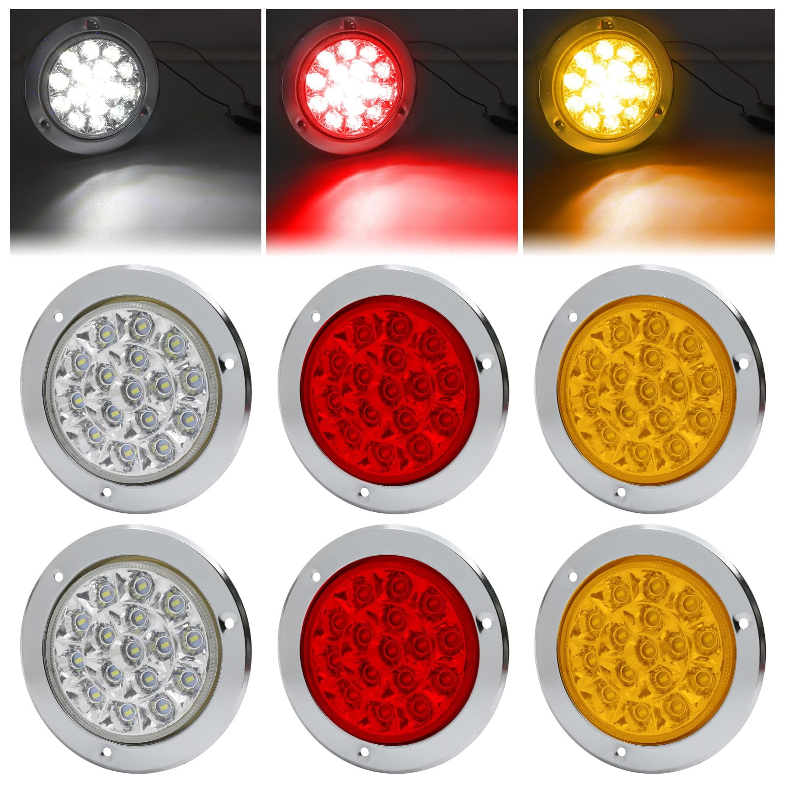 Ygmylandbb 4 inch round DHF10 led tail lights, led tail lights for ...