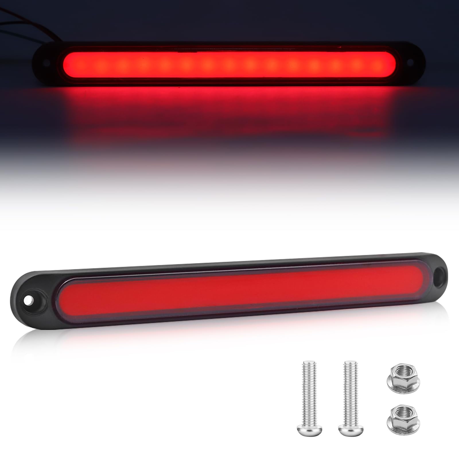 Ygmylandbb LED Third Brake MMF7 Light, 24V High Mount Stop Lamp, Red ...