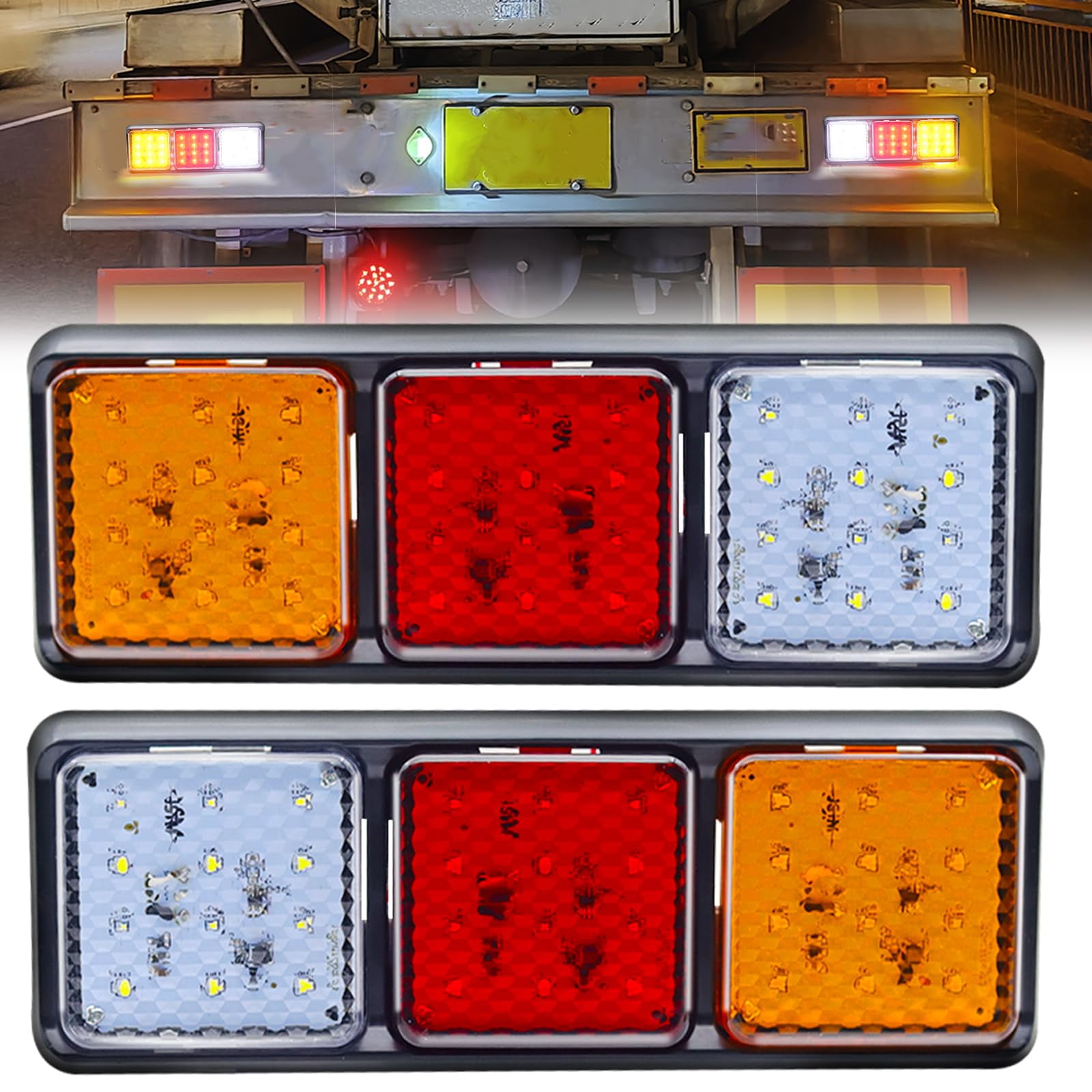Ygmylandbb LED Trailer Tail IFF17 Lights, Truck Tail Light, Turn Signal ...
