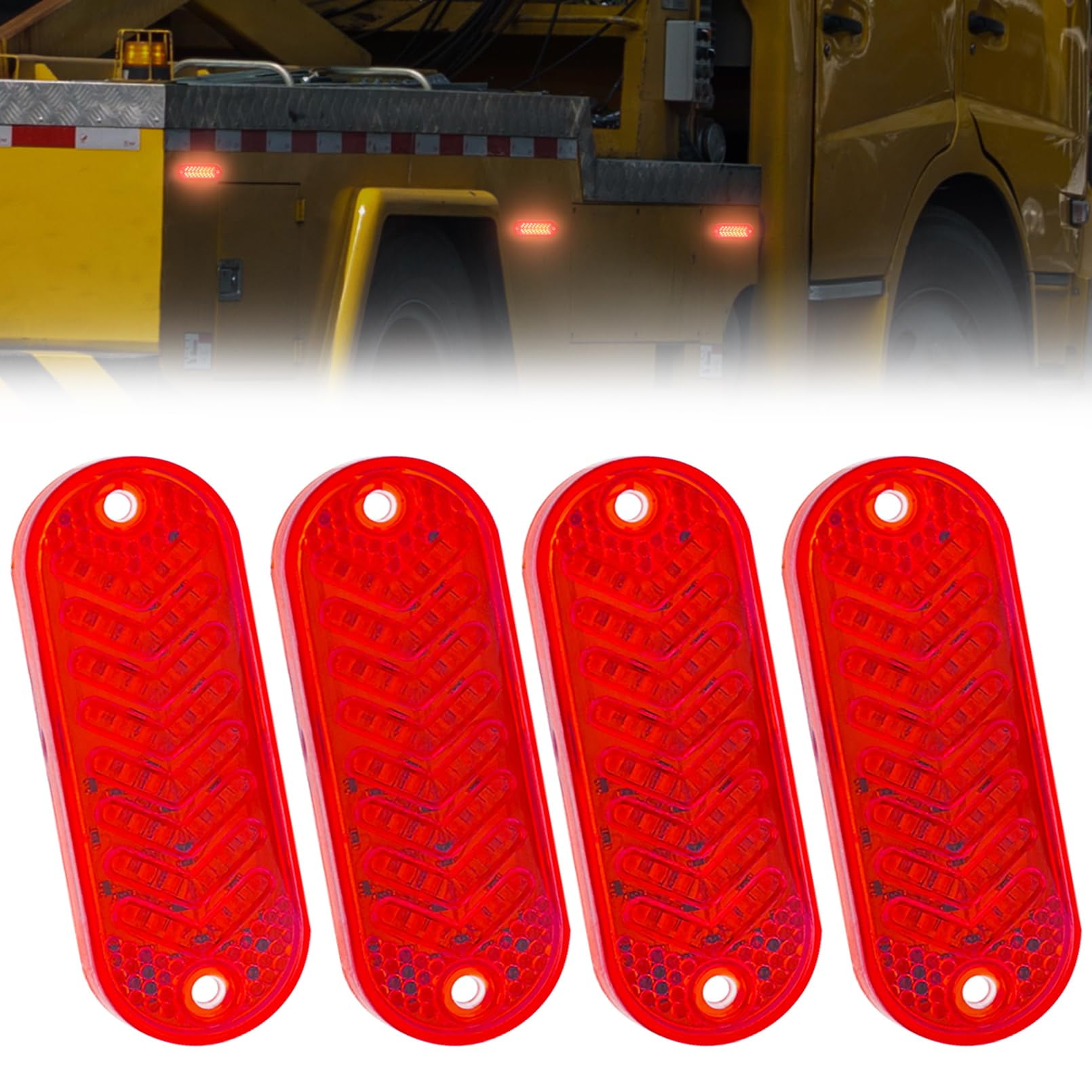 Ygmylandbb LED trailer side DHF10 marker lights, oval arrow led ...