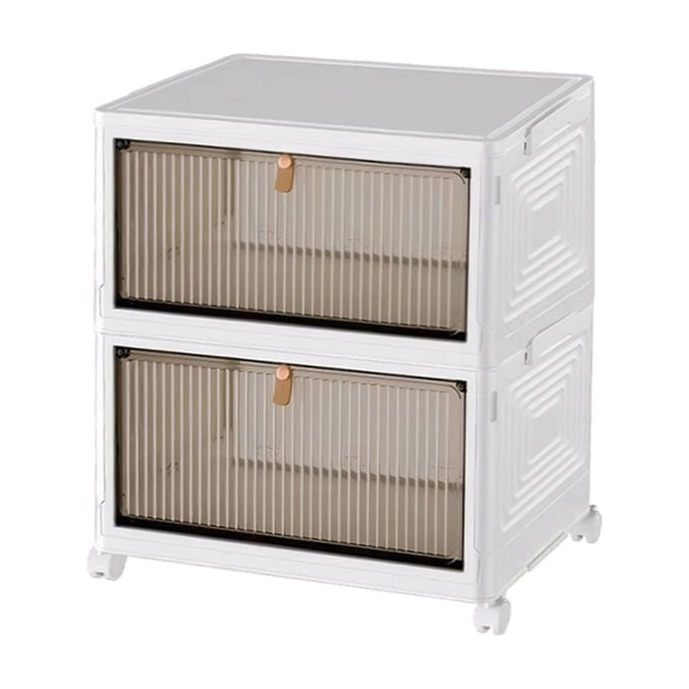 Yguping 1/2/3/4/5/6 Tier Plastic 23QT Stackable Storage Container with ...