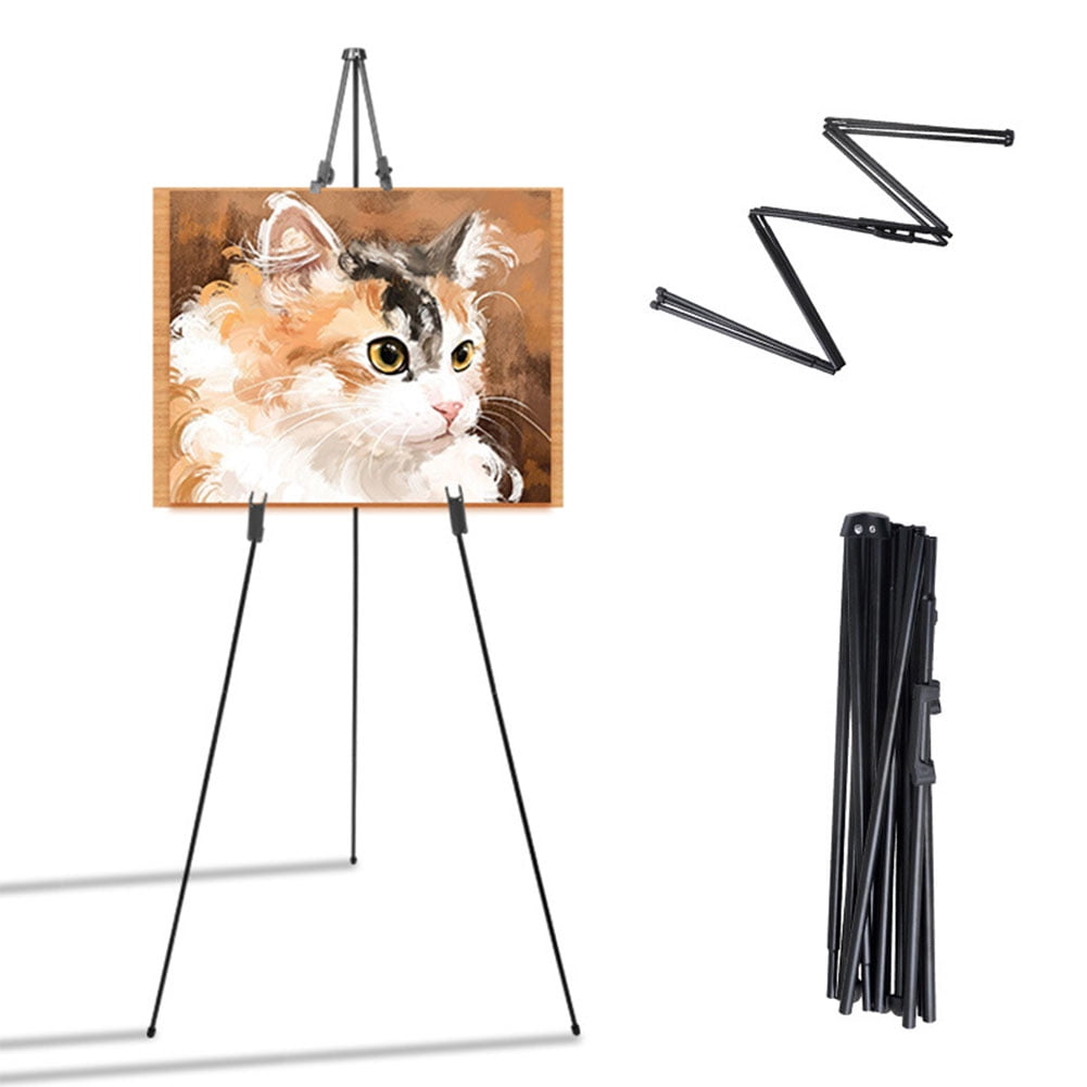 Yguping 1/2pcs Painting Display Stand Metal Adjustable Height Fixed ...