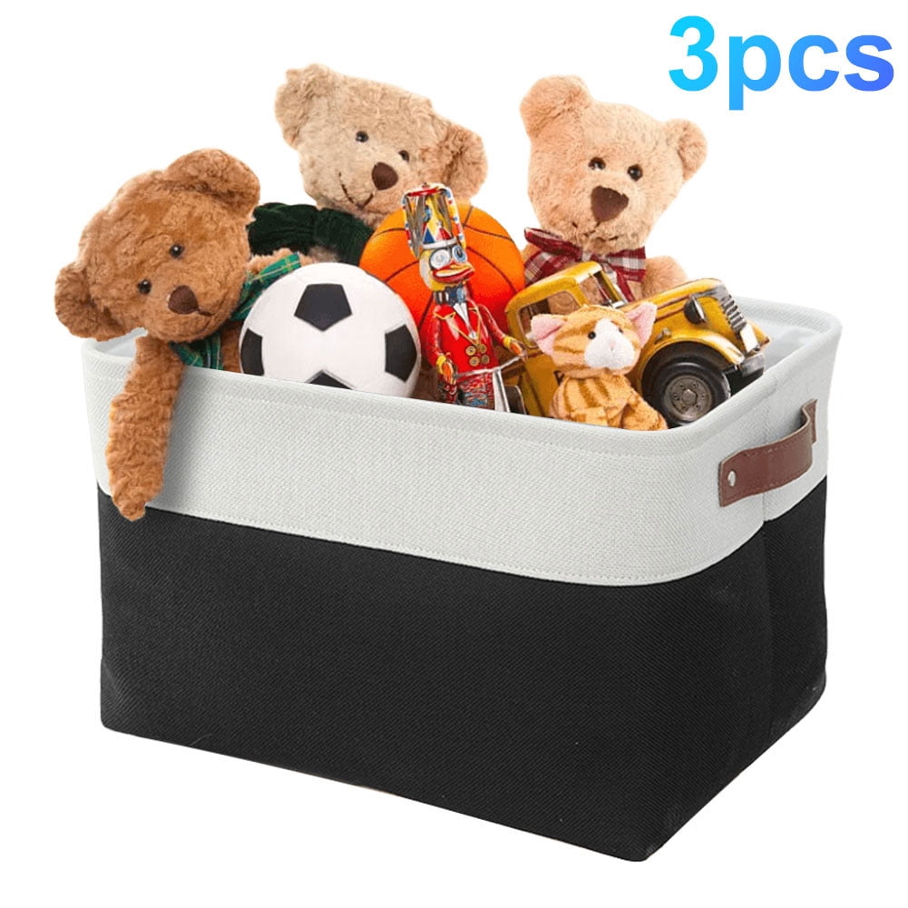 Yguping 1/3/6 PCS Foldable Large Fabric Storage Baskets with Handles ...