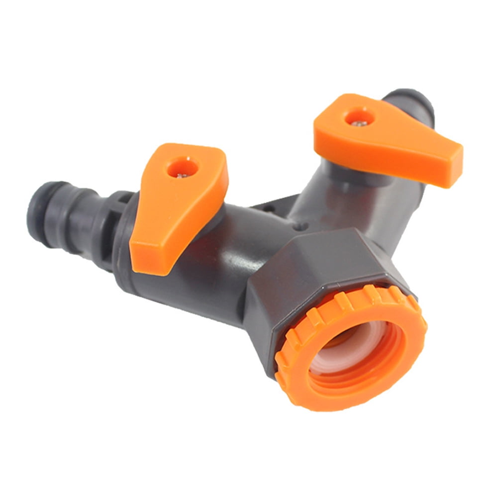 Yguping 3-Way Garden Tap Water Splitter Garden Hose Watering w/ Switch ...