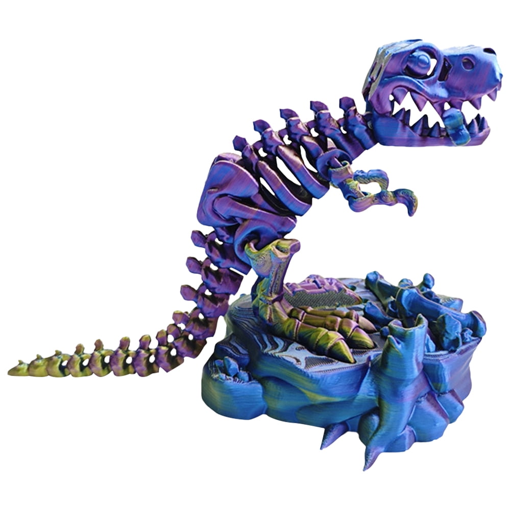 Yguping 3D Printed One-Piece Skeleton Tyrannosaurus Rex Movable Joints ...
