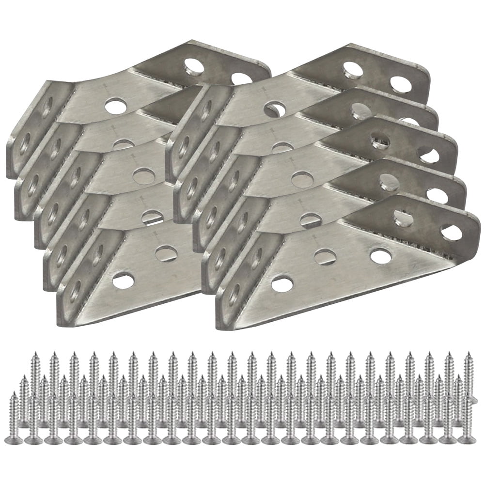 Yguping 5/10/20Pcs Trapeziform Angle Code Support Fastener Furniture ...